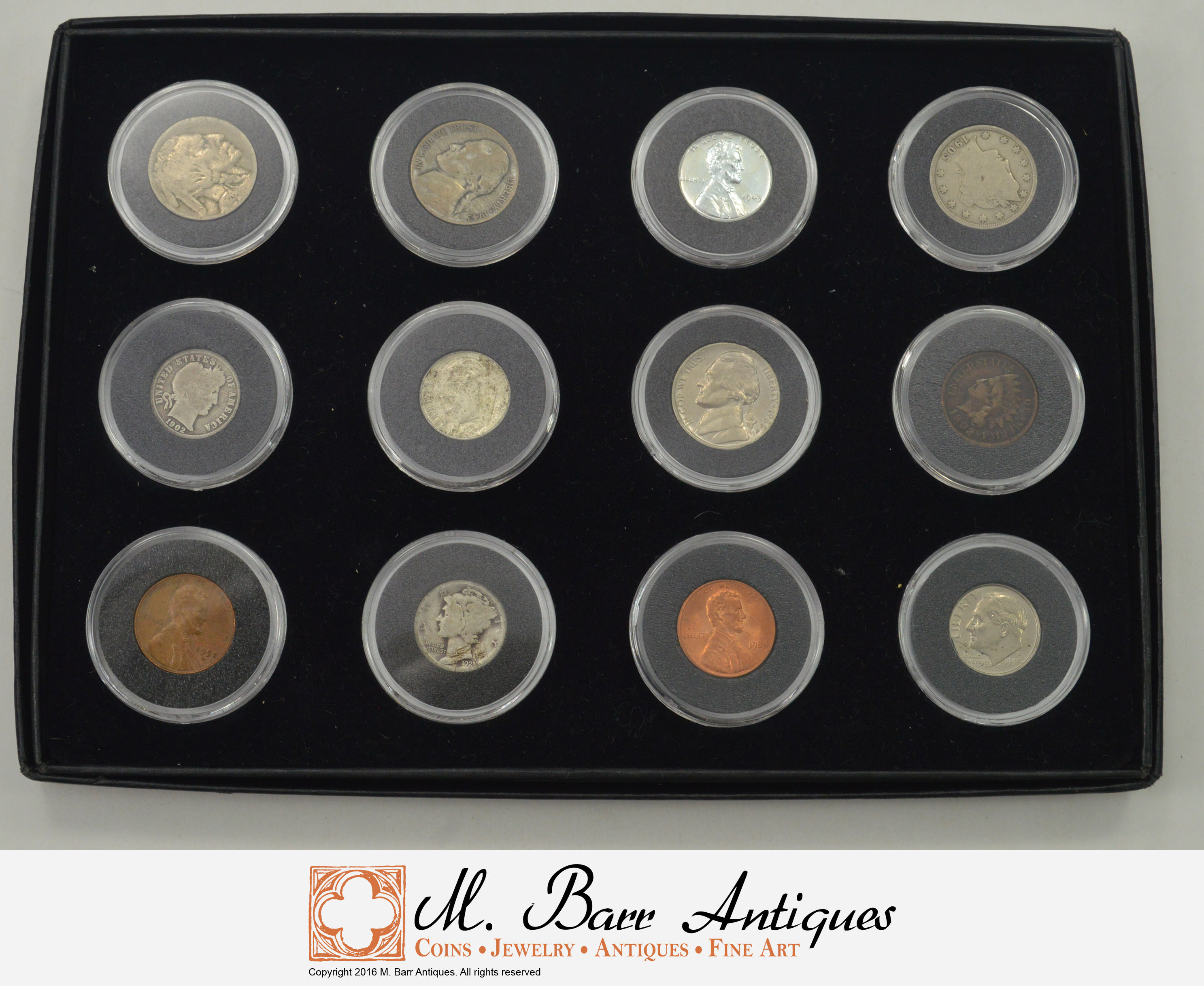 SILVER Coin Set (12) Assorted US Coin Collection**** Historic US ...