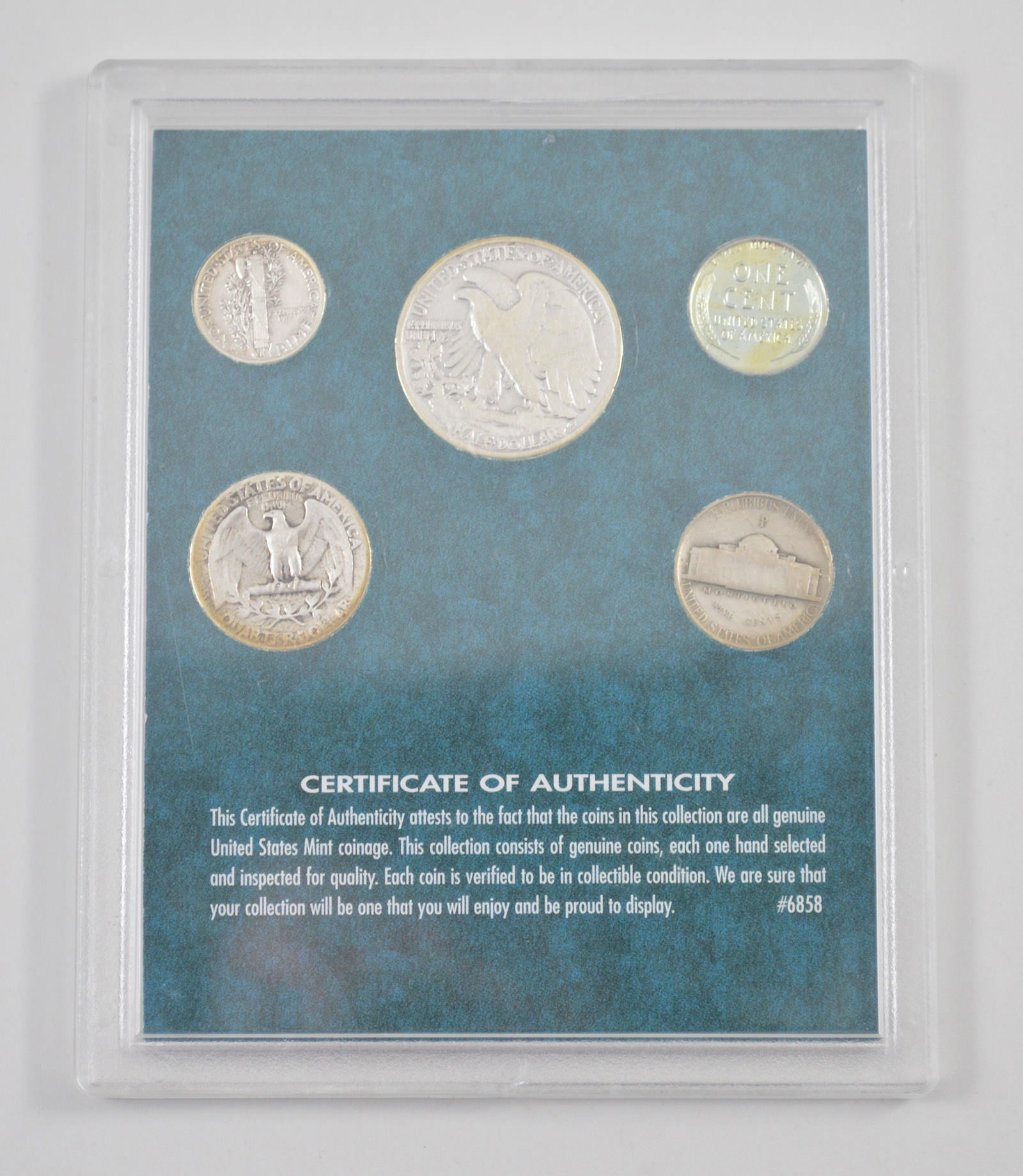SILVER Coin Set 1943-P WWII Coin Series Historic US Collection ...