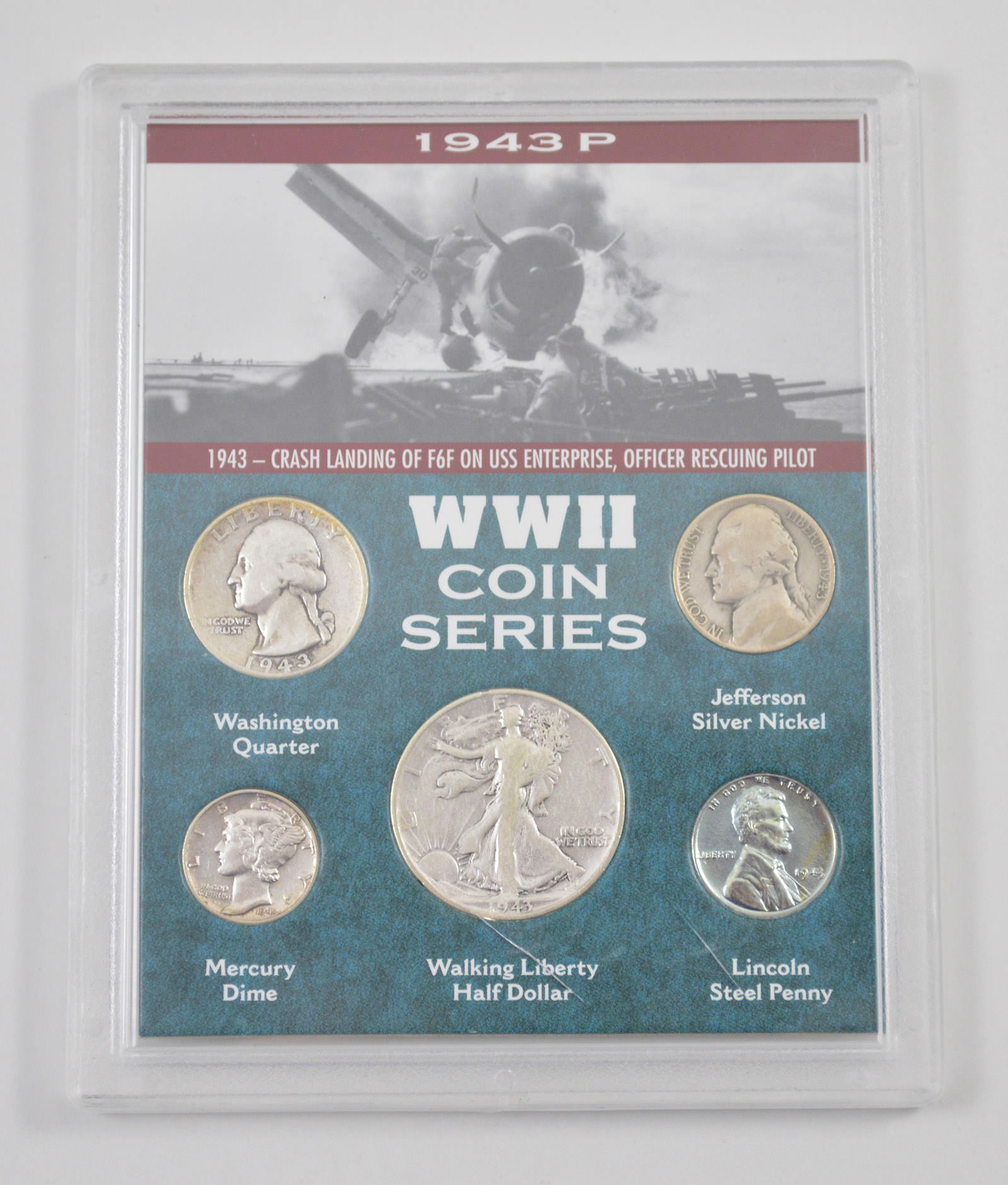 SILVER Coin Set 1943-P WWII Coin Series Historic US Collection ...