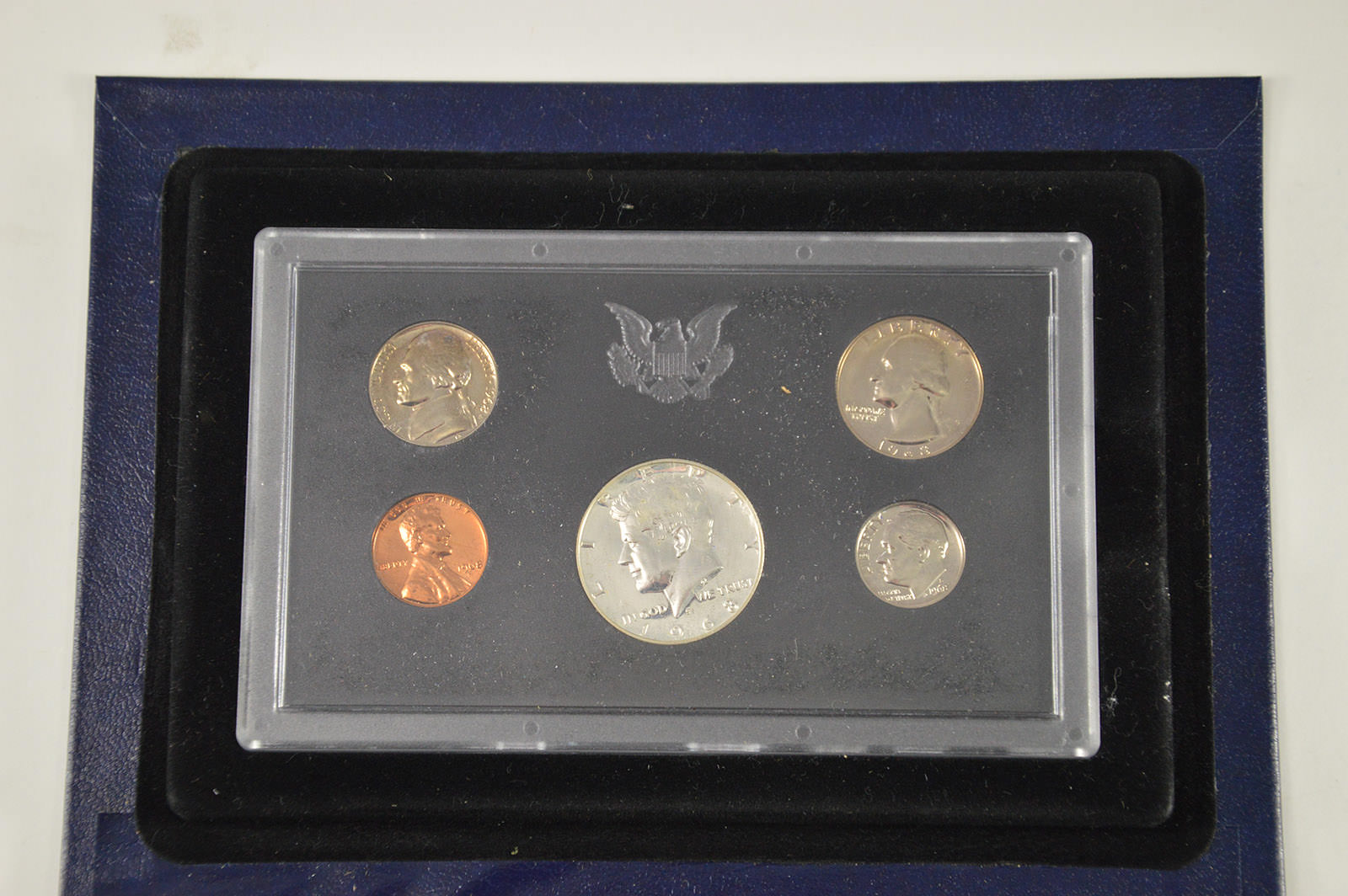 SILVER Coin Set 1968 United States Mint Silver Proof Set Historic US ...