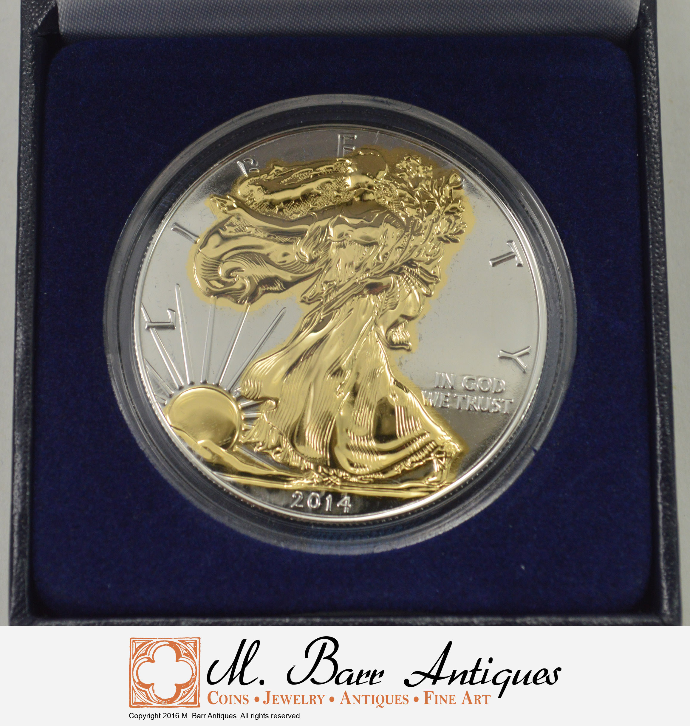 SILVER Coin Set 2014 Two-Tone American Eagle**** Historic US Collection ...