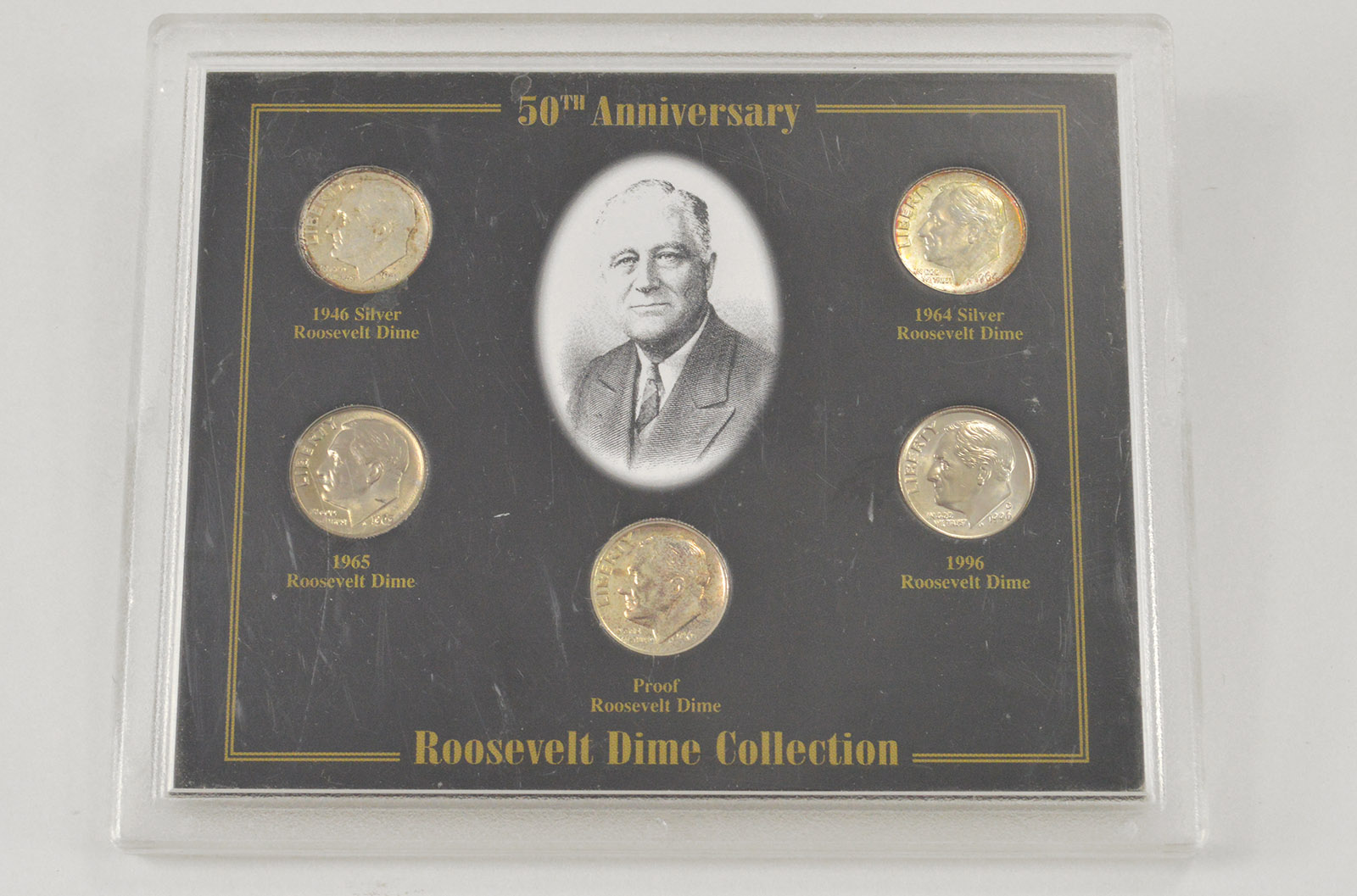 SILVER Coin Set 50th Anniversary Roosevelt Dime Collection Historic US ...