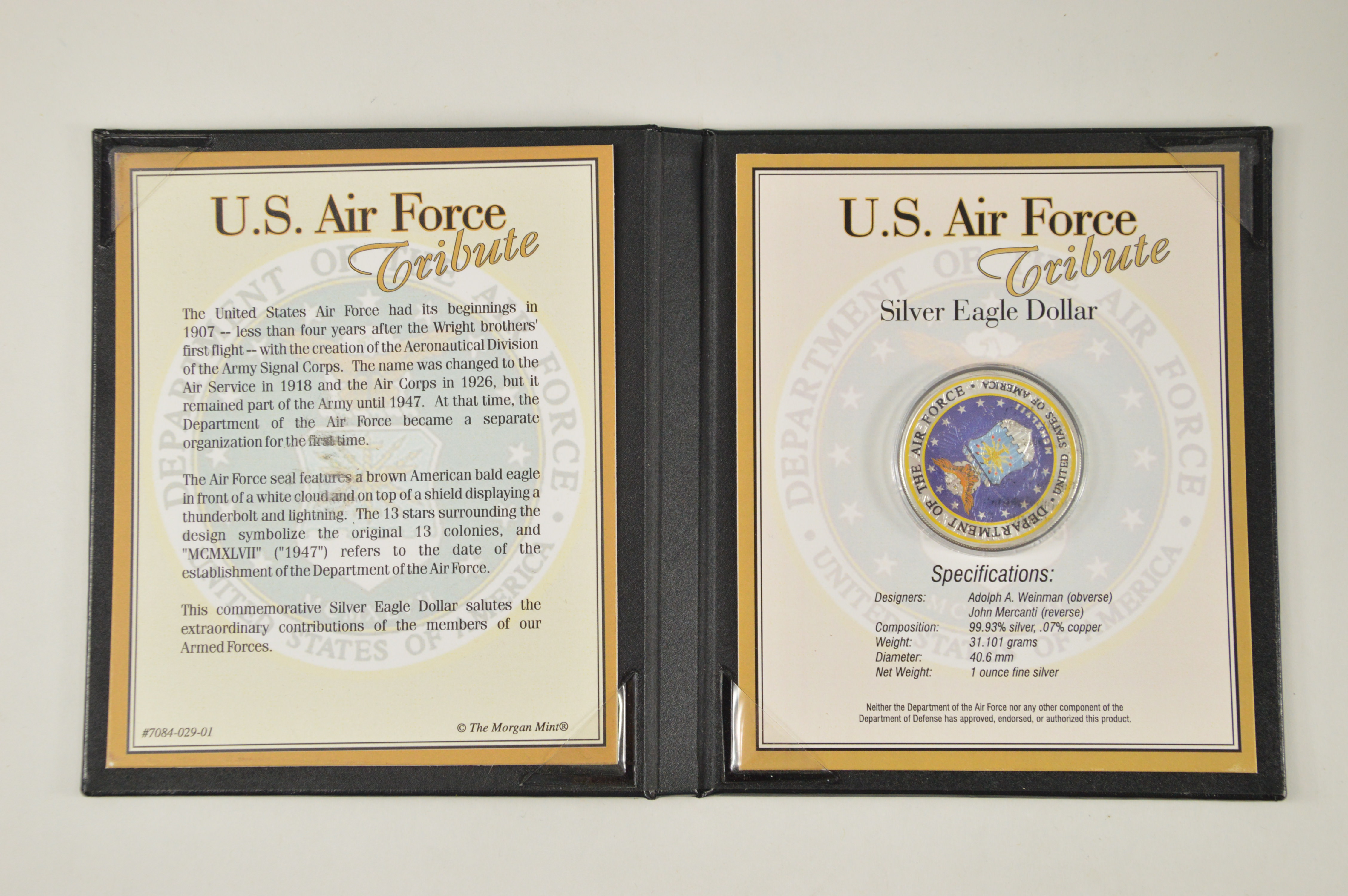 SILVER Coin Set A Lifetime Treasure - U.S. Air Force Tribute Historic ...