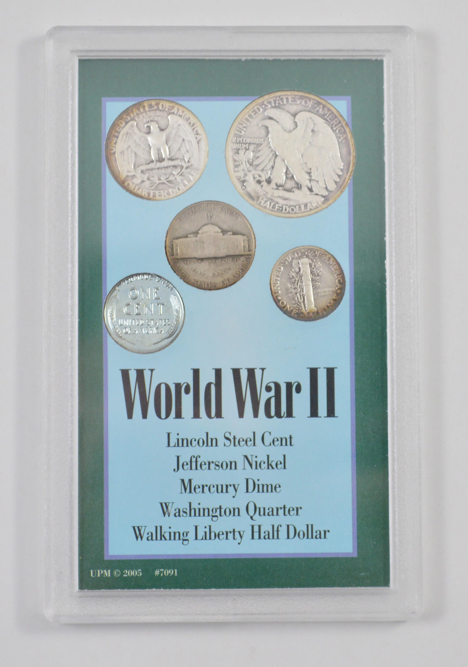 SILVER Coin Set America Fights for Freedom World War II Historic US ...