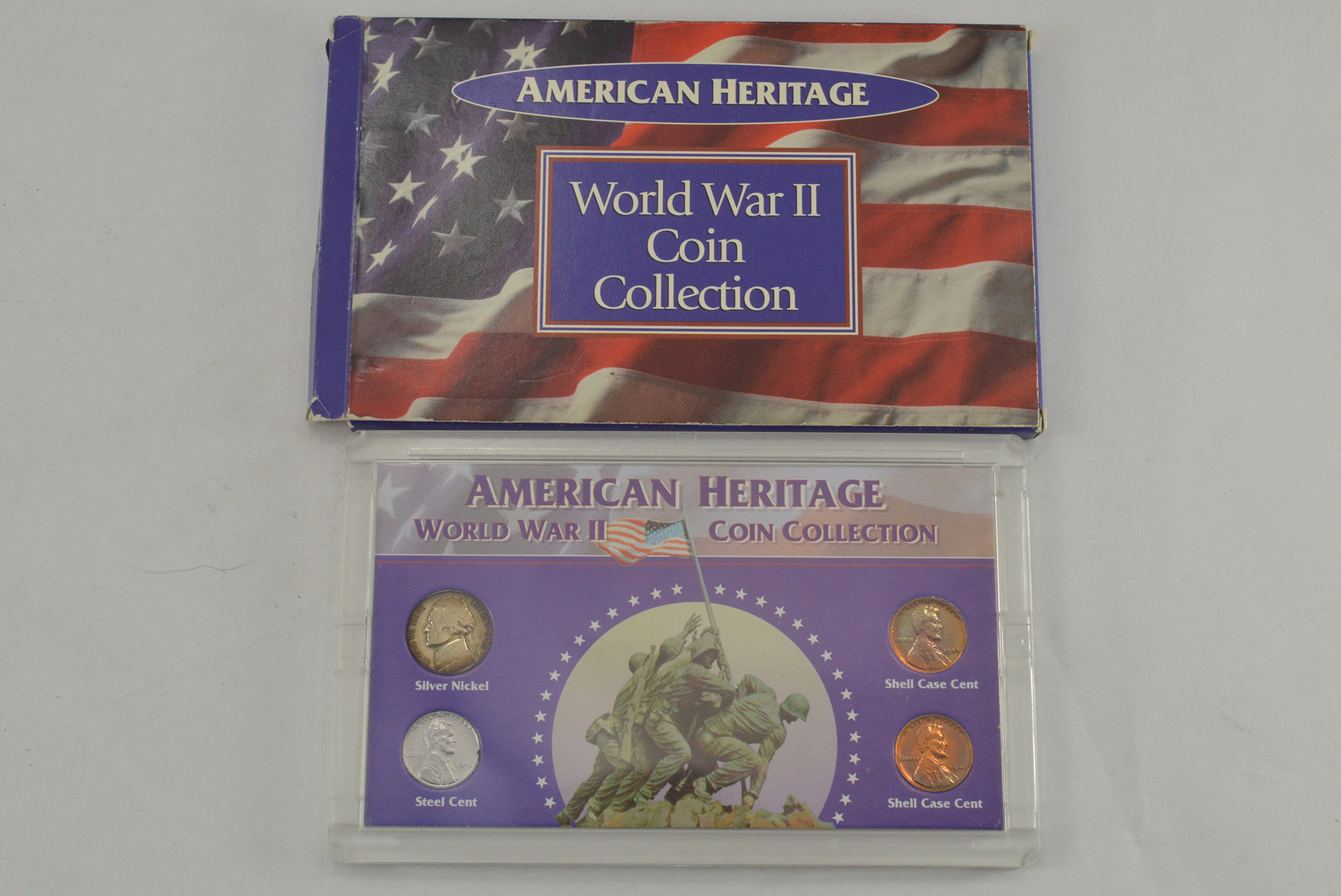 SILVER Coin Set American Heritage World War II Coin Collection Historic ...