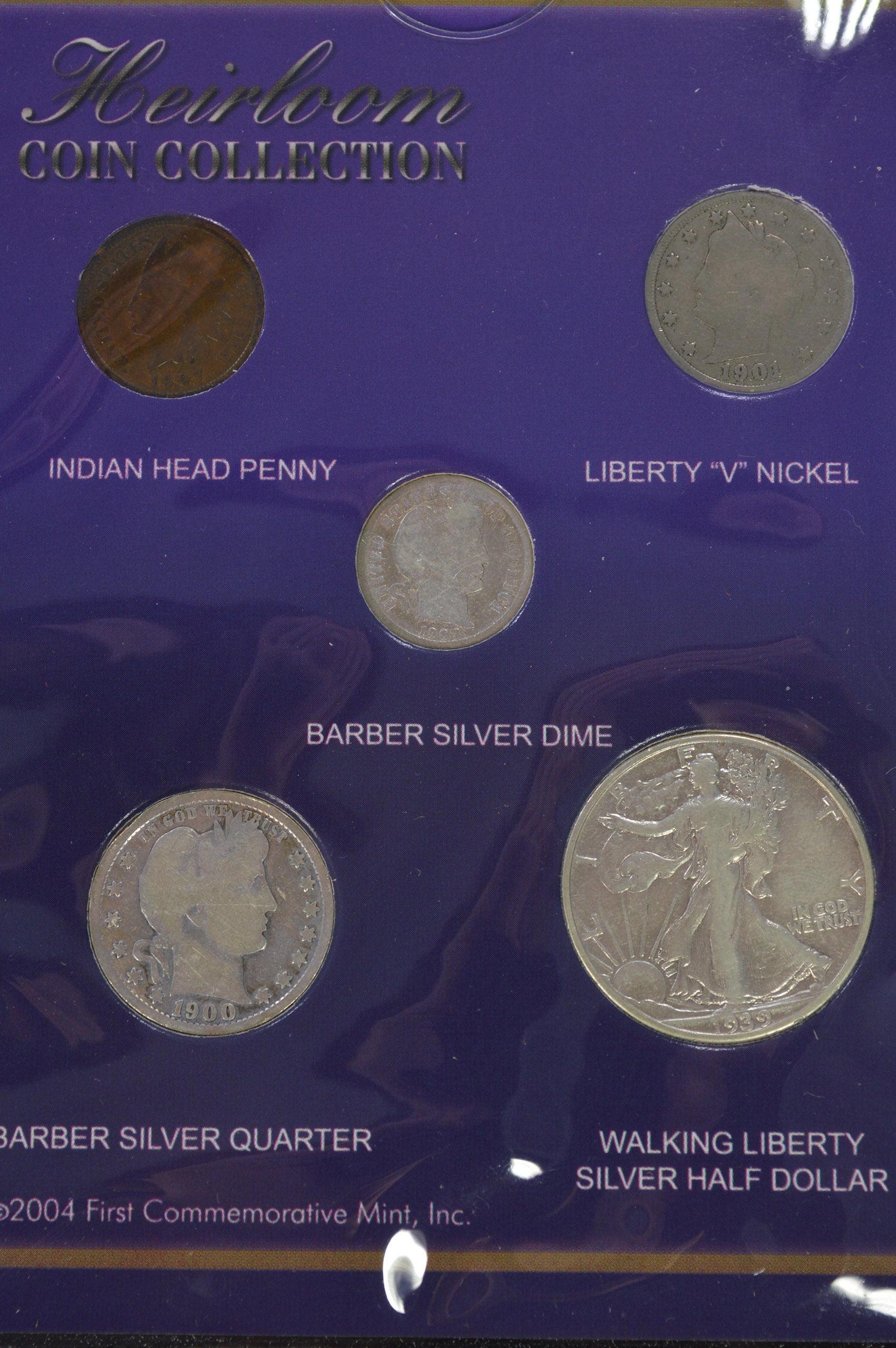 SILVER Coin Set Heirloom Coin Historic US Collection | Property Room