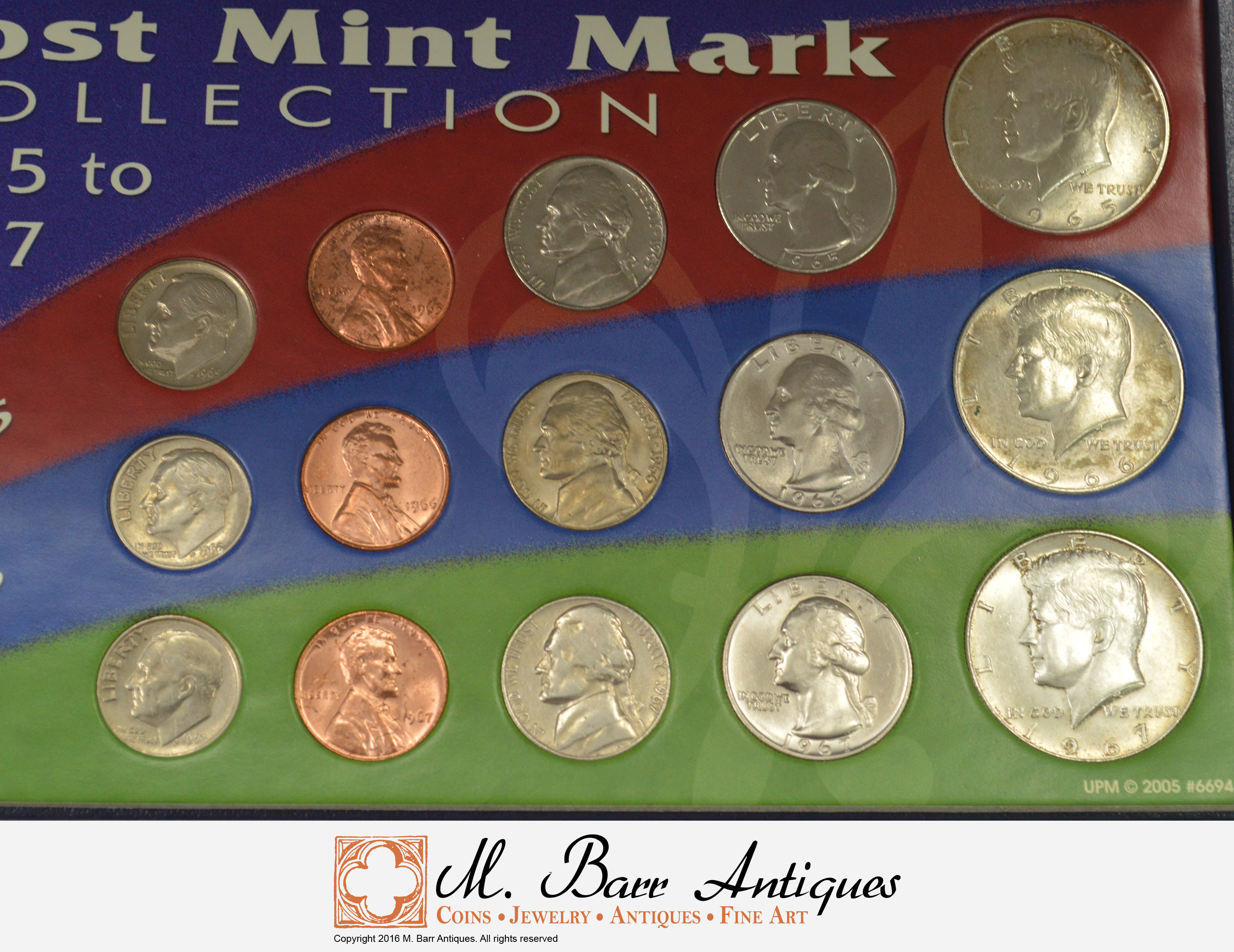 SILVER Coin Set Lost Mint Mark Collection 1965-1967**** Historic US ...