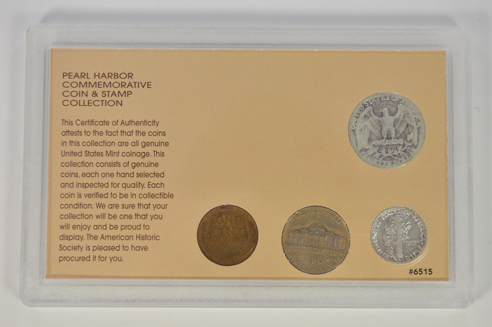 SILVER Coin Set Pearl Harbor Commemorative Coin & Stamp Collection ...