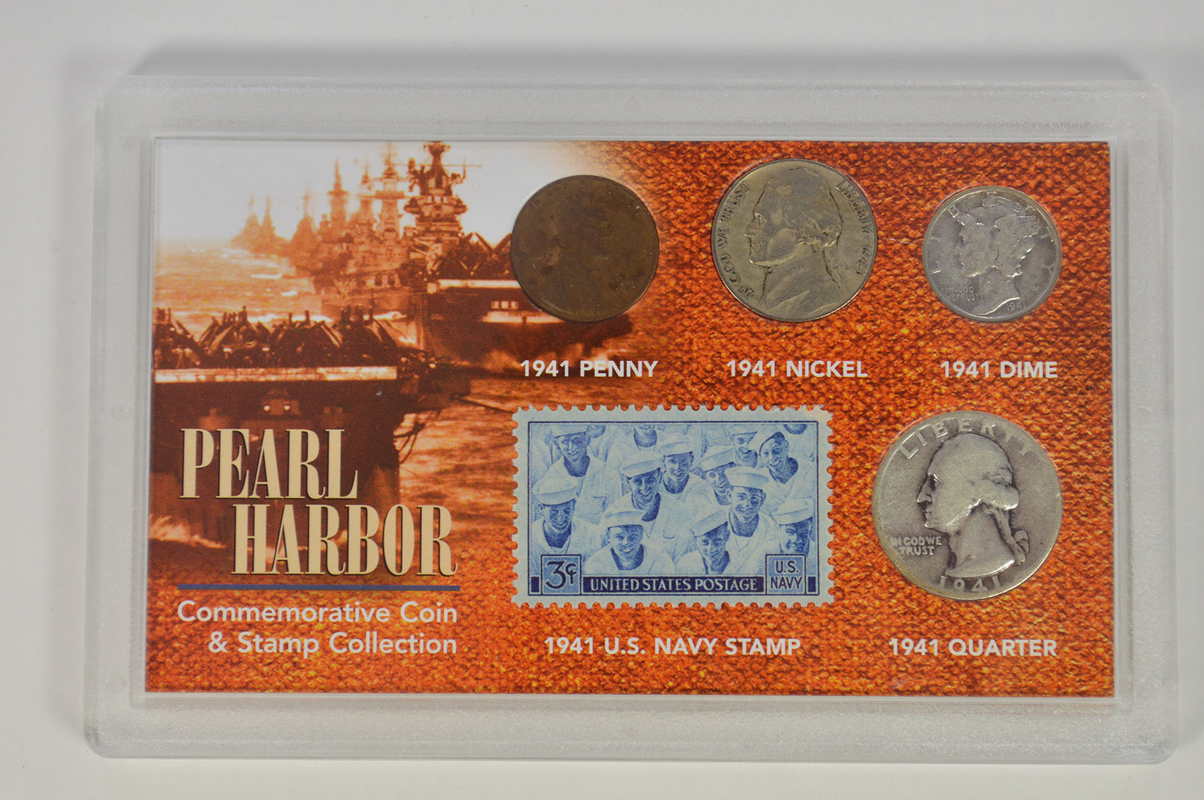 SILVER Coin Set Pearl Harbor Commemorative Coin & Stamp Collection ...