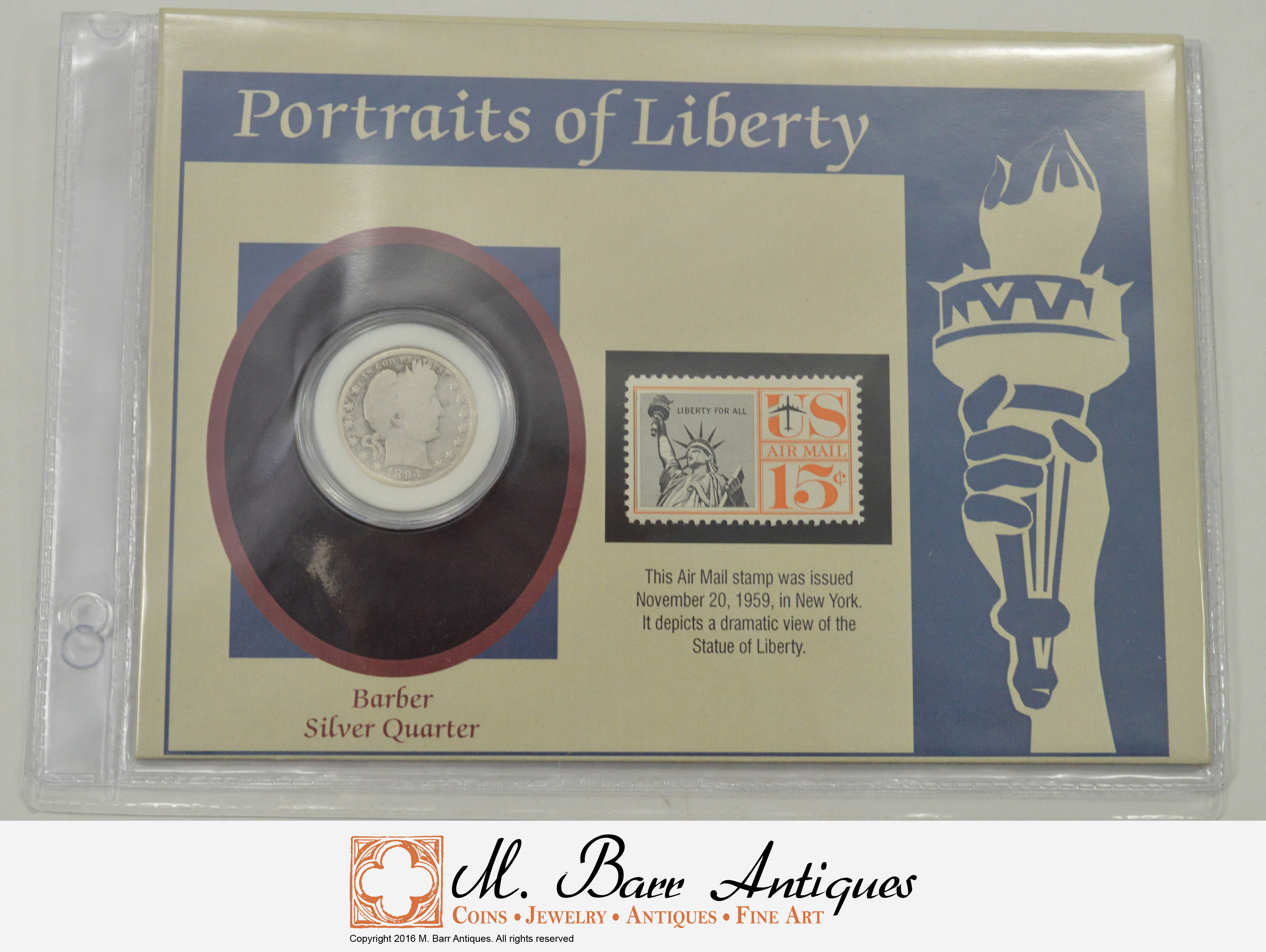 SILVER Coin Set Portraits Of Liberty Barber Silver Quarter**** Historic ...
