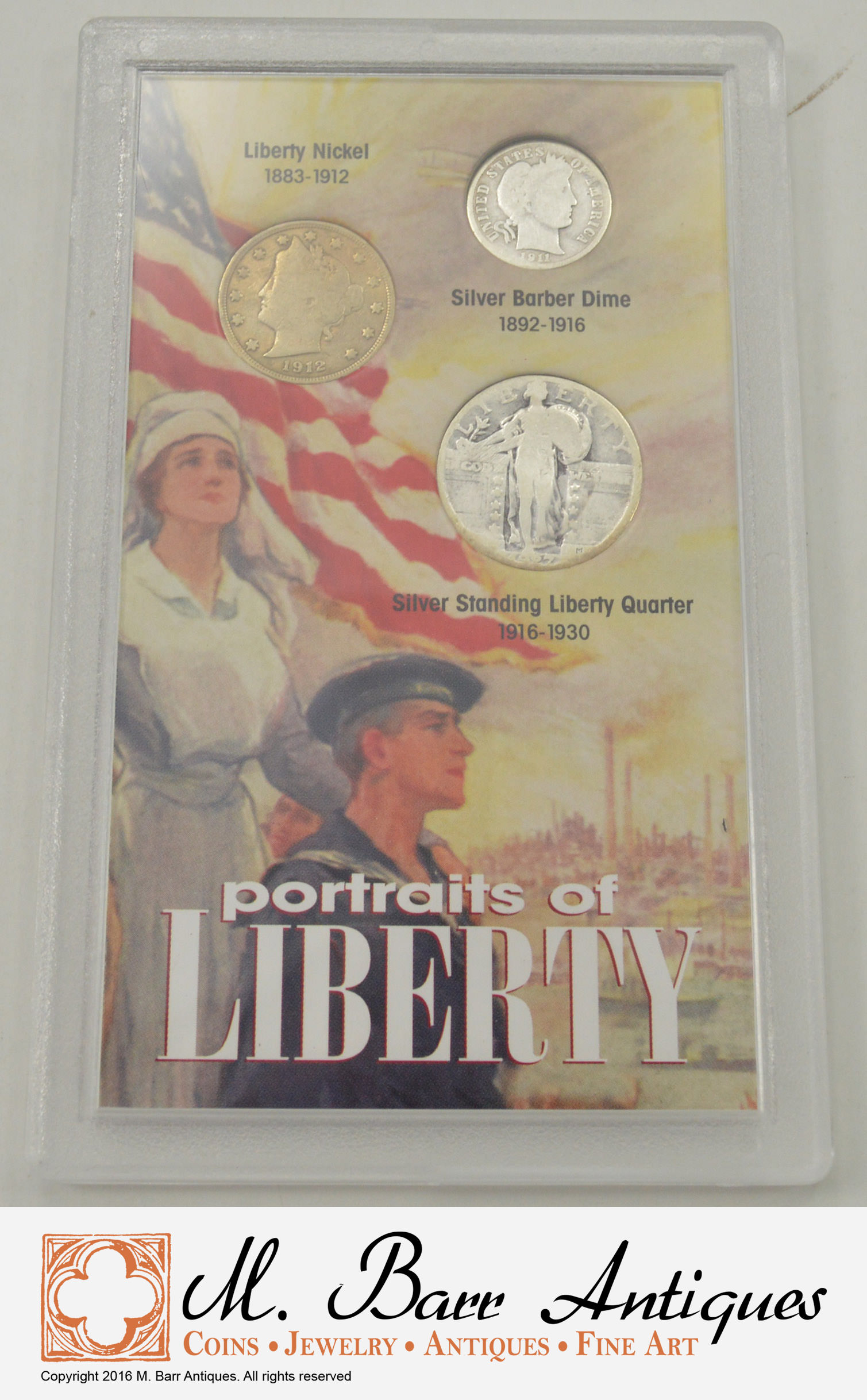 SILVER Coin Set Portraits of Liberty**** Historic US Collection ...