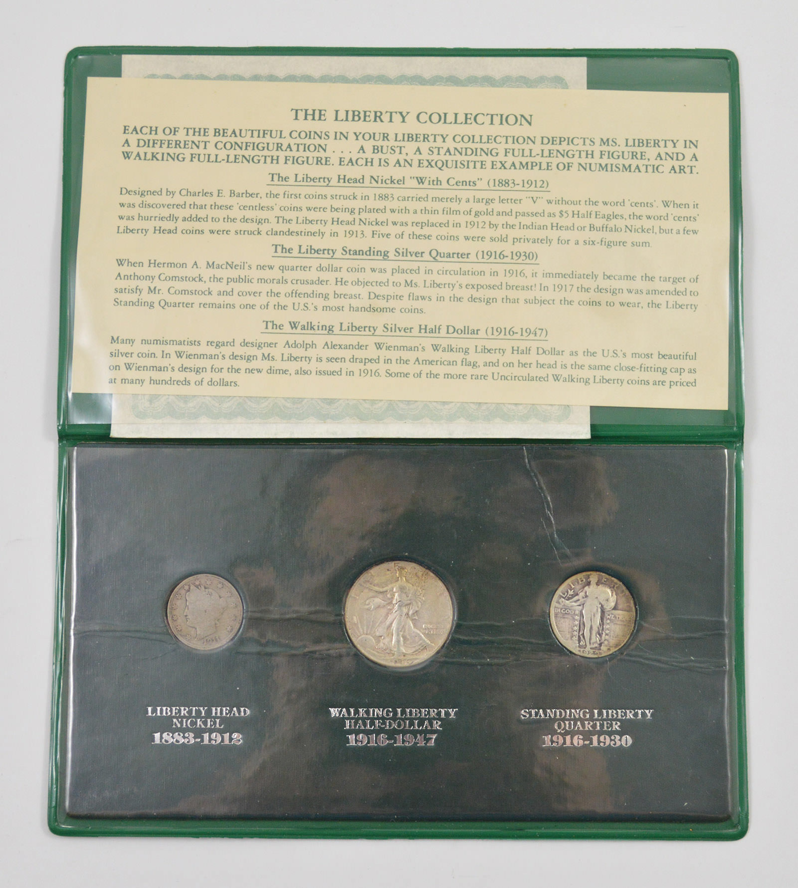 SILVER Coin Set The Liberty Collection Historic US Collection ...