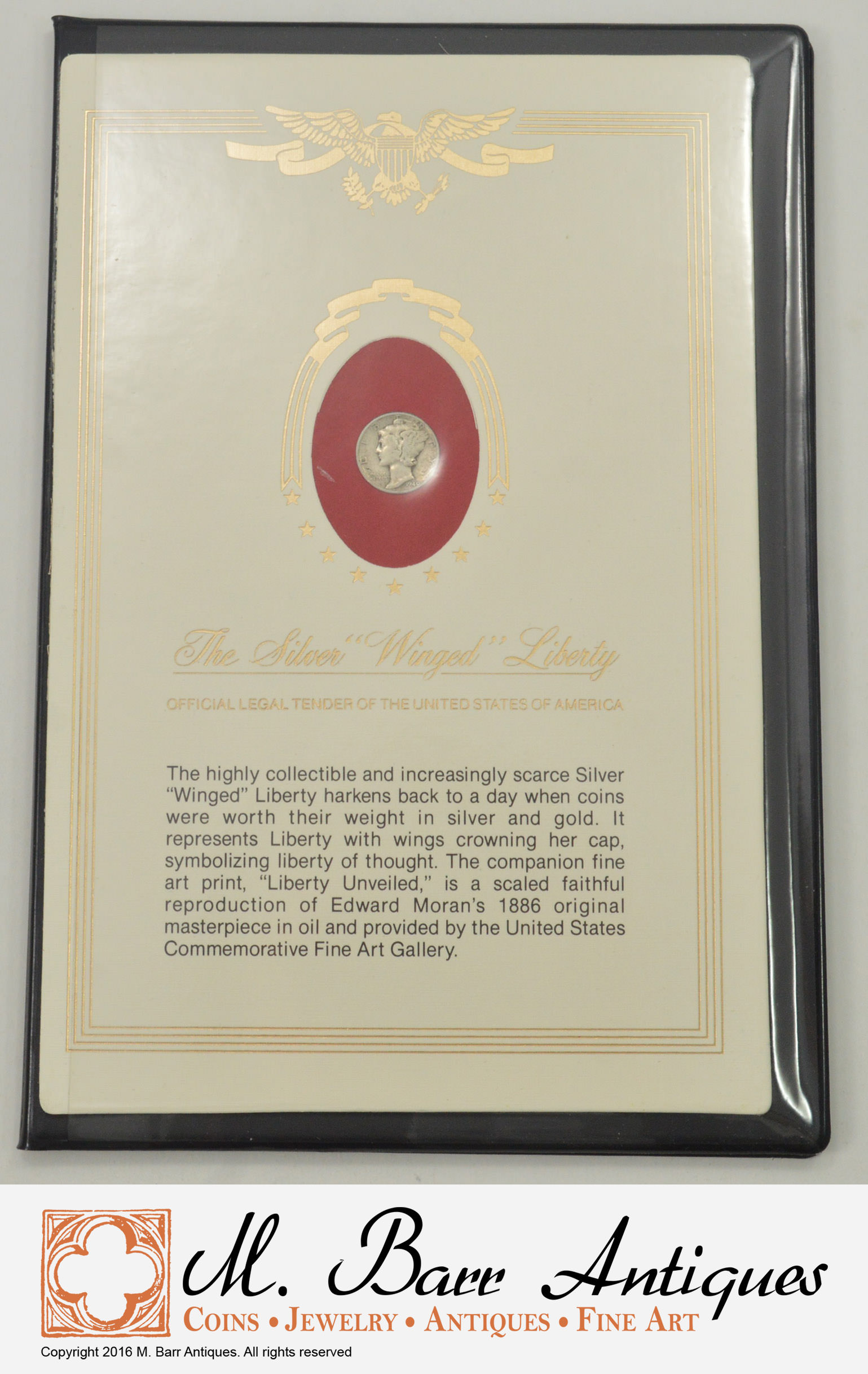 SILVER Coin Set The Silver Winged Liberty**** Historic US Collection ...
