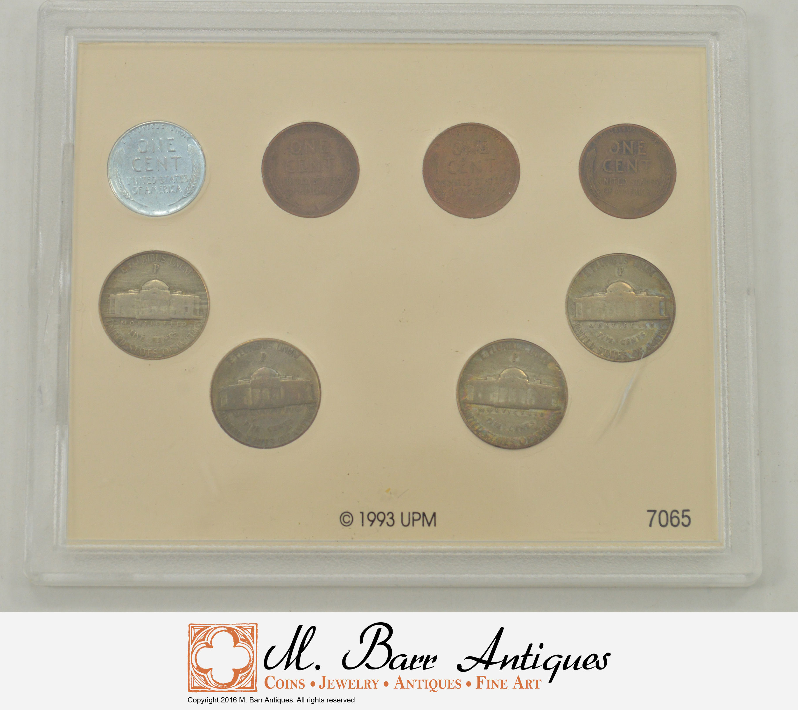 SILVER Coin Set World War II Obsolete**** Historic US Collection ...