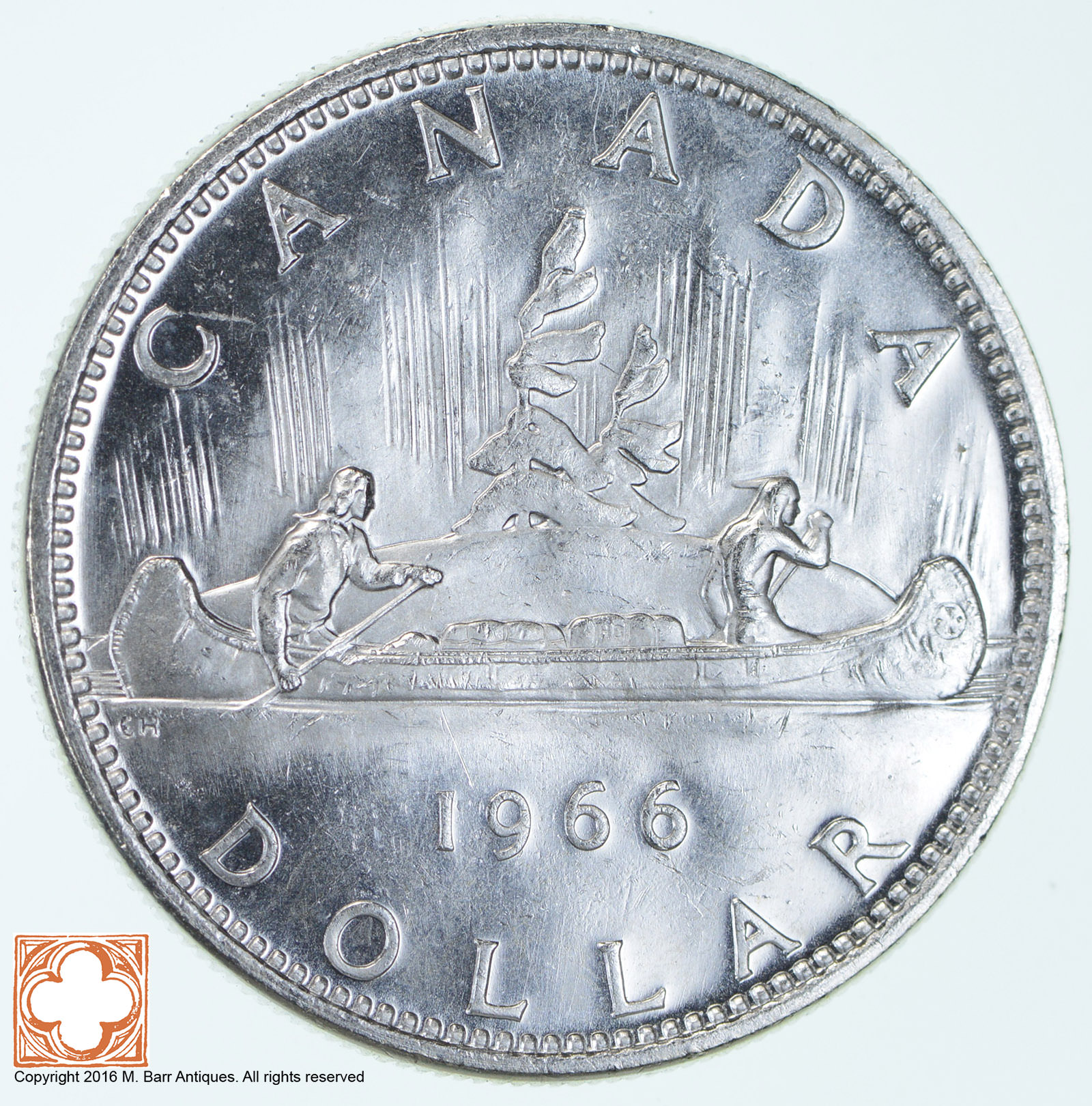 Silver Dollar 80% Pure Silver Canadian Actual Silver Weight of .60 Troy ...