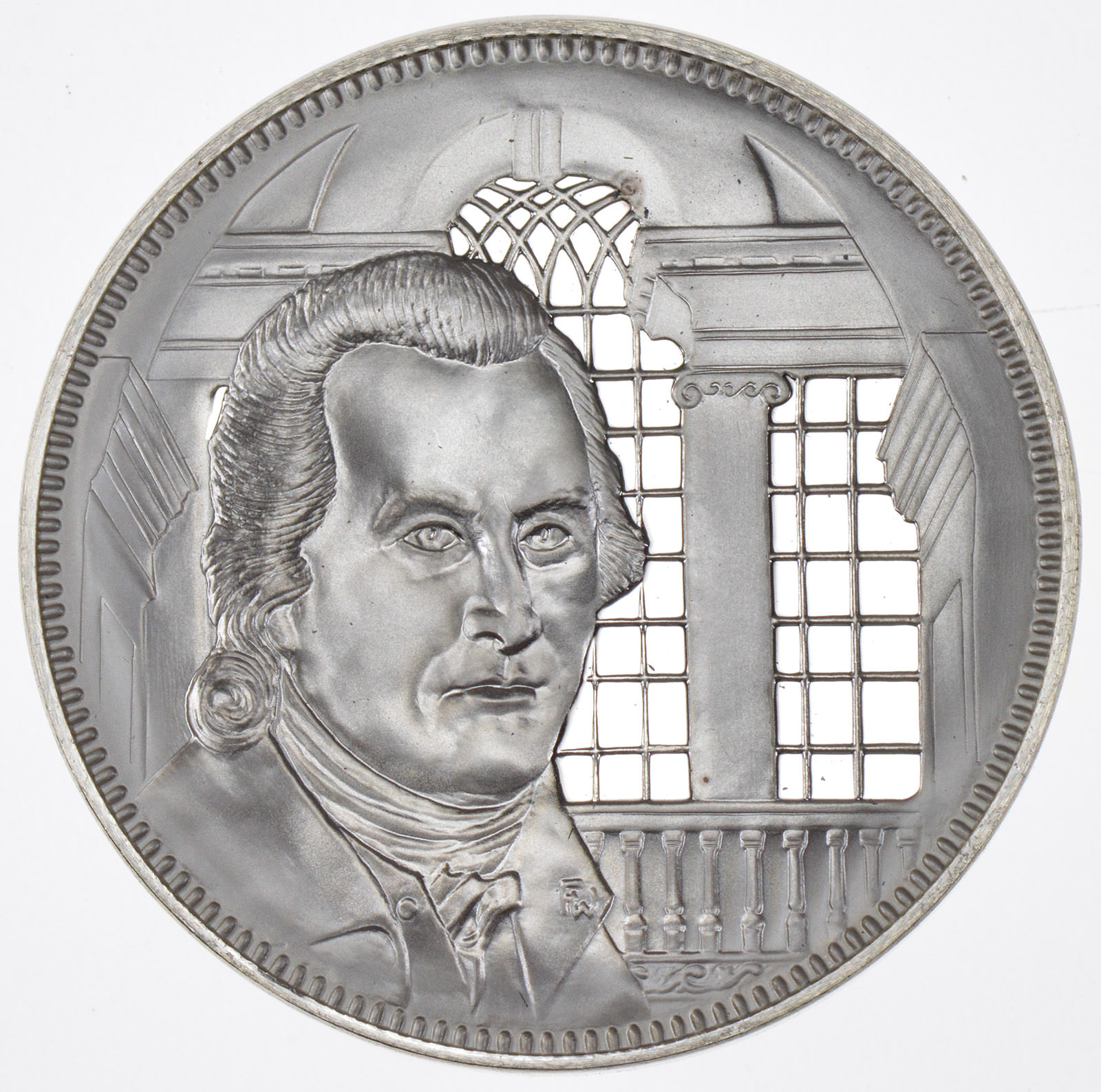 SILVER - Historic Figures Oliver Wolcott Sterling Silver Round - .925 ...