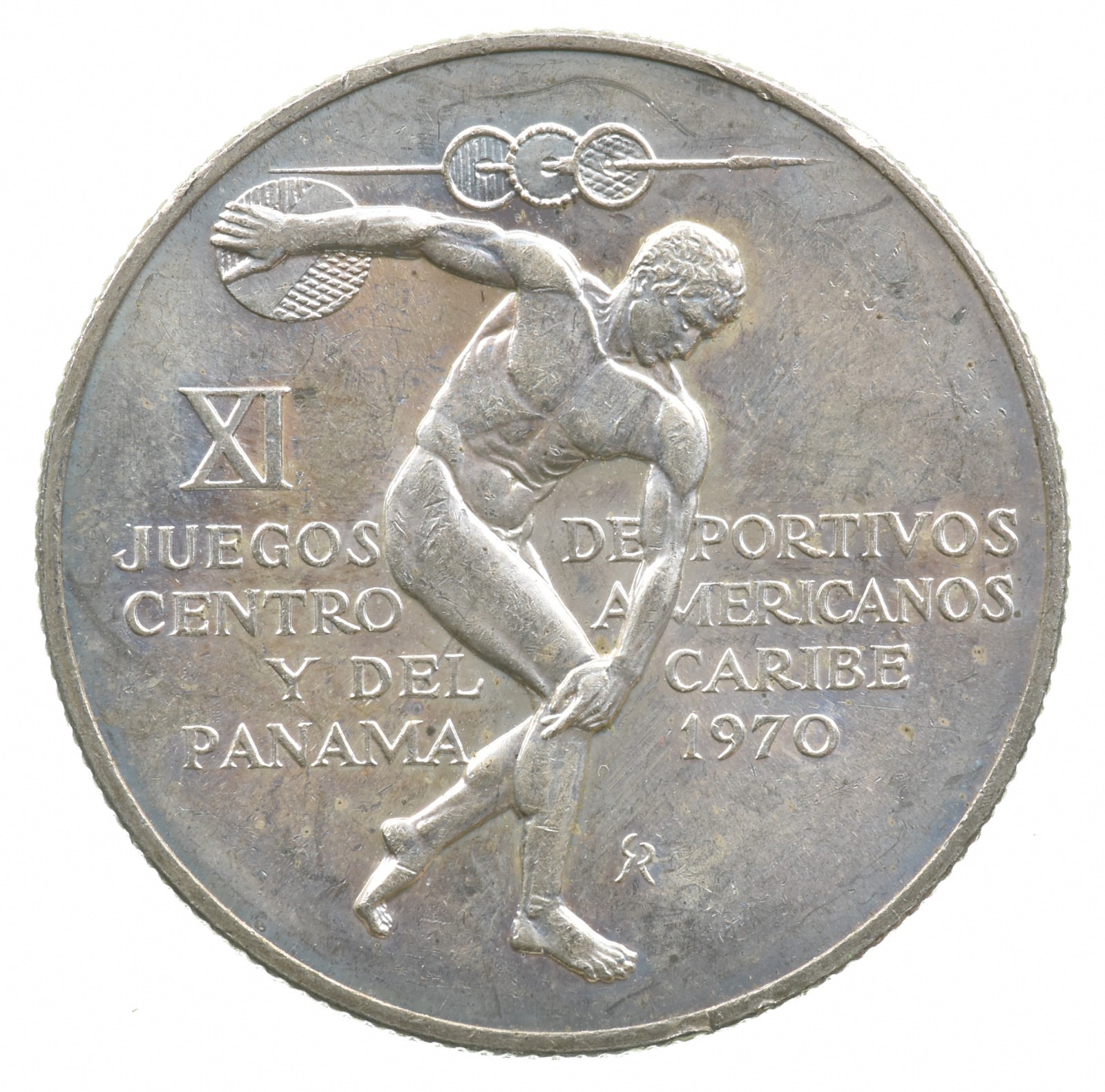 SILVER - HUGE - 1970 Panama 5 Balboas - World Silver Coin | Property Room