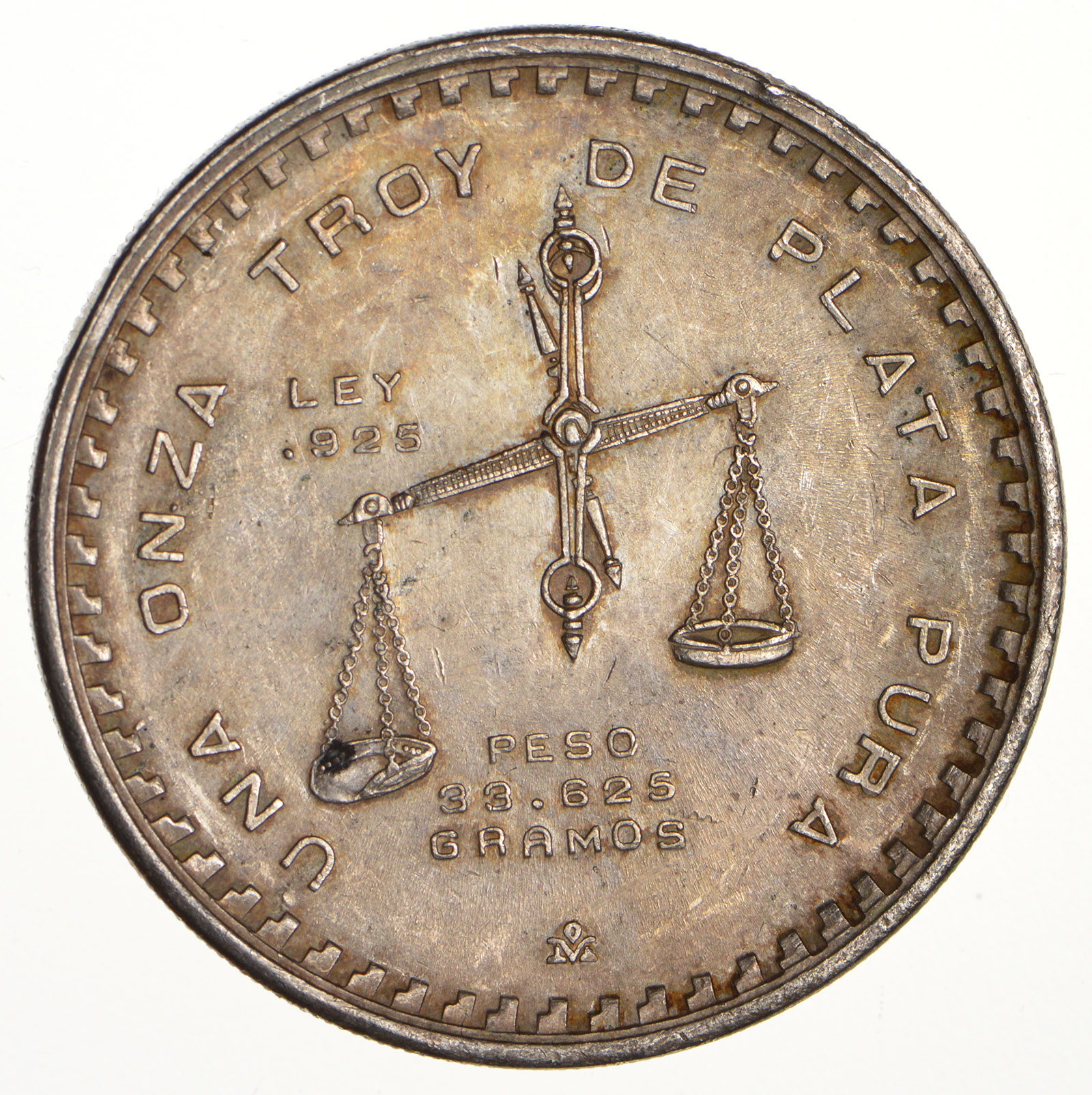 SILVER - HUGE - 1979 Mexico 1 Onza de Plata Pura - World Silver Coin 33 ...