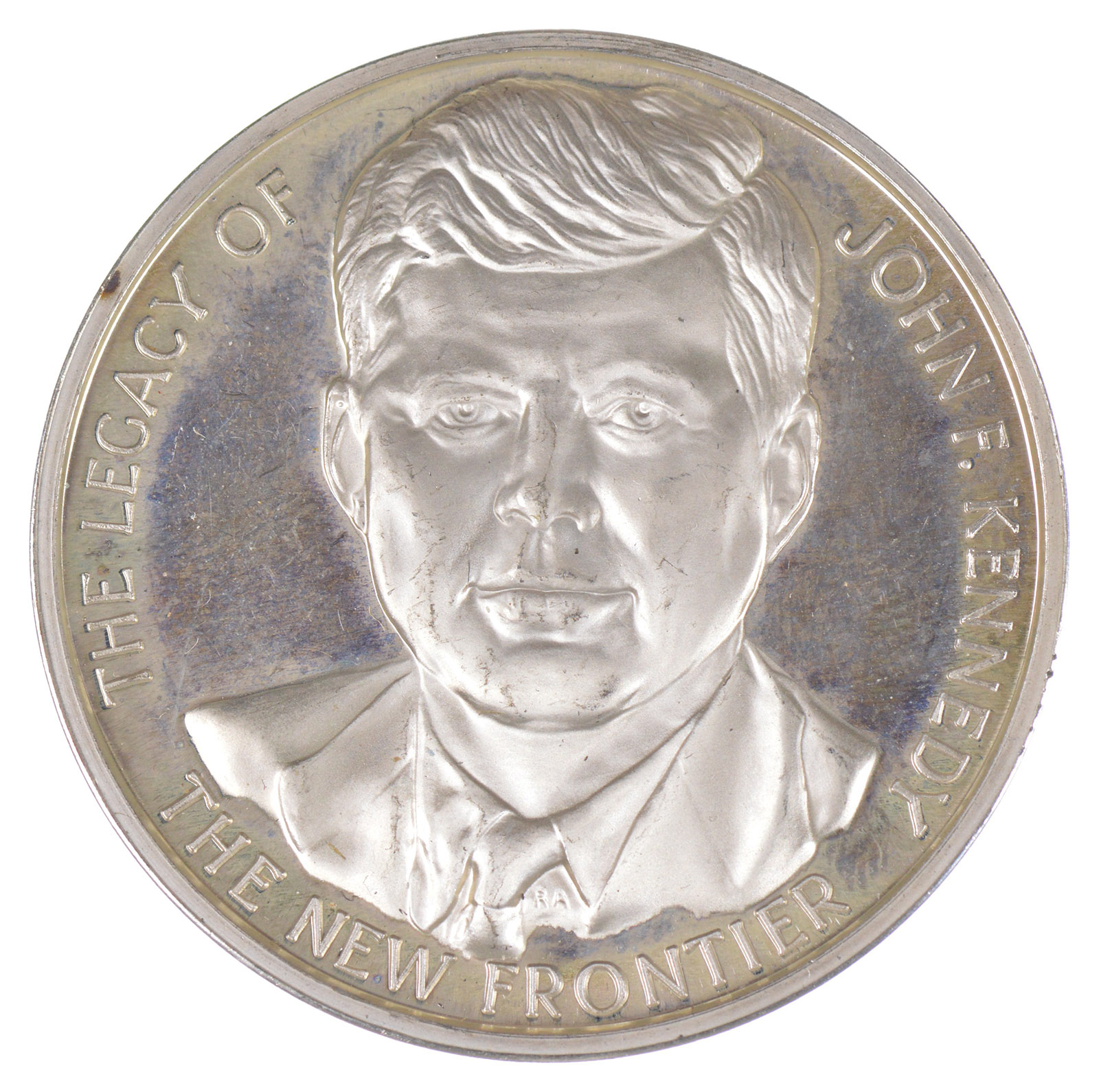 SILVER - Legacy of John F Kennedy - The New Frontier Silver Round -.925 ...