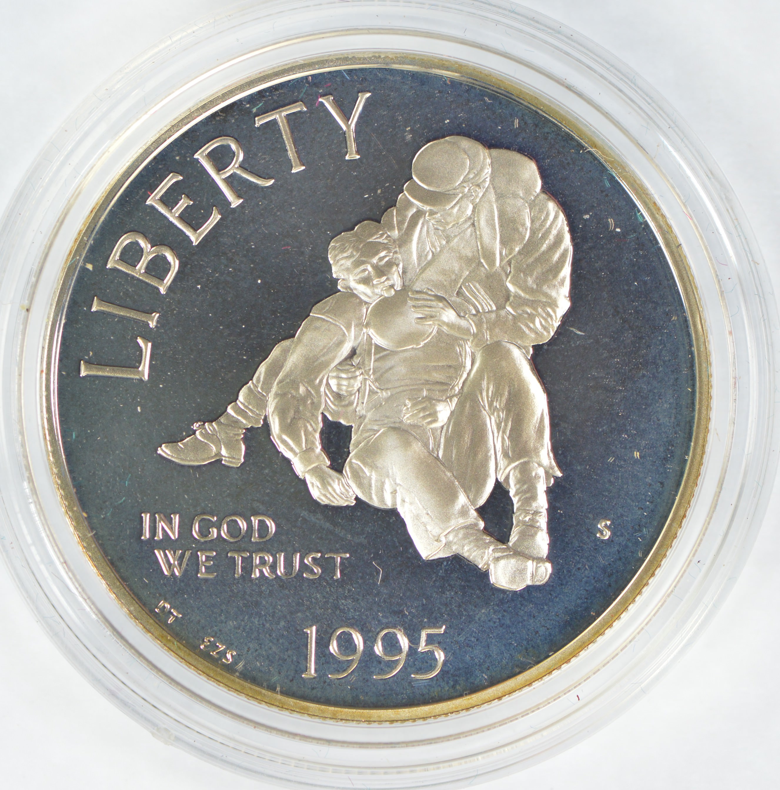 SILVER Proof 1995-S Civil War Commemorative US Silver Dollar - In ...