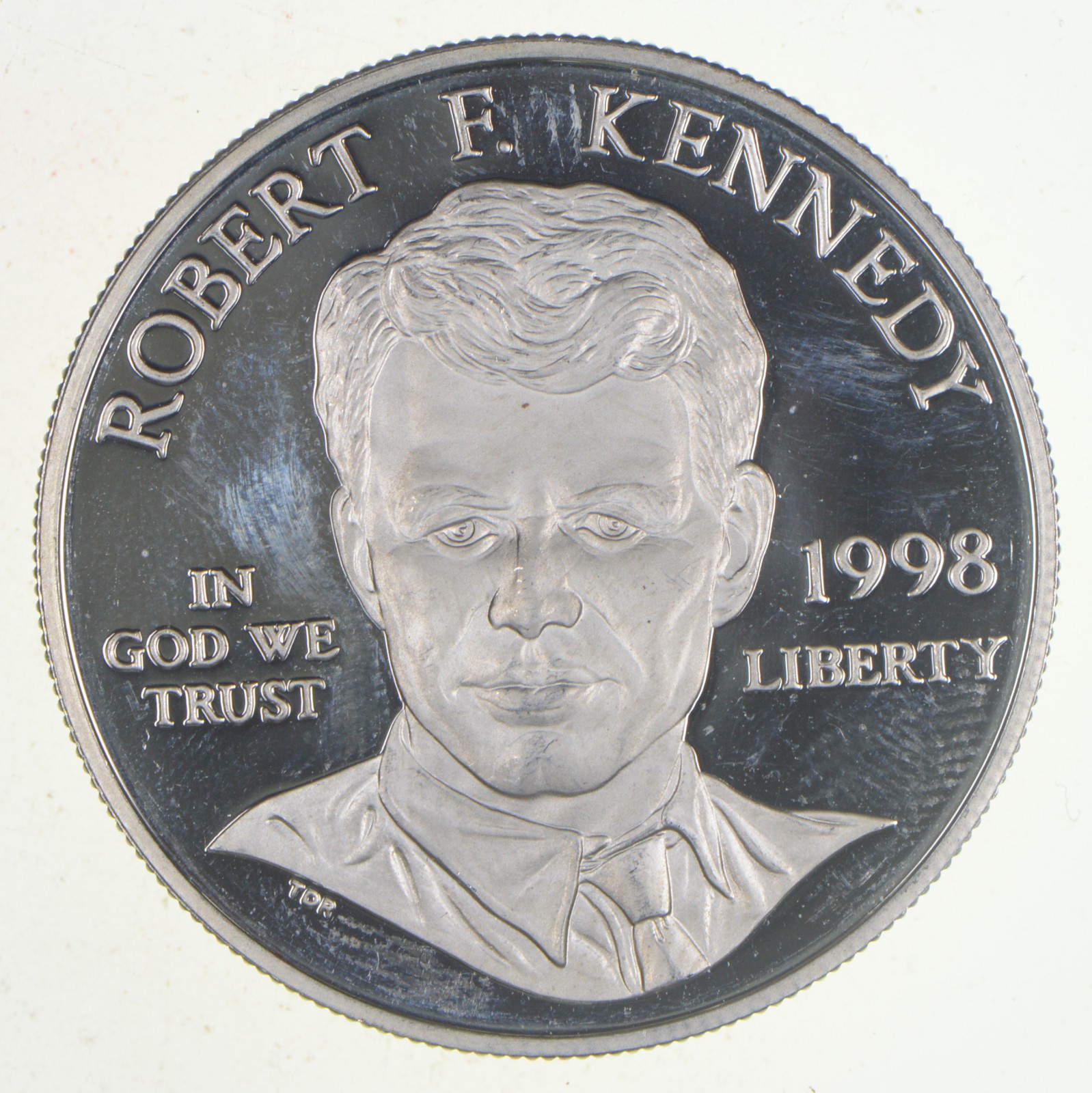 SILVER Proof 1998-S Robert F. Kennedy Commemorative US Silver Dollar ...