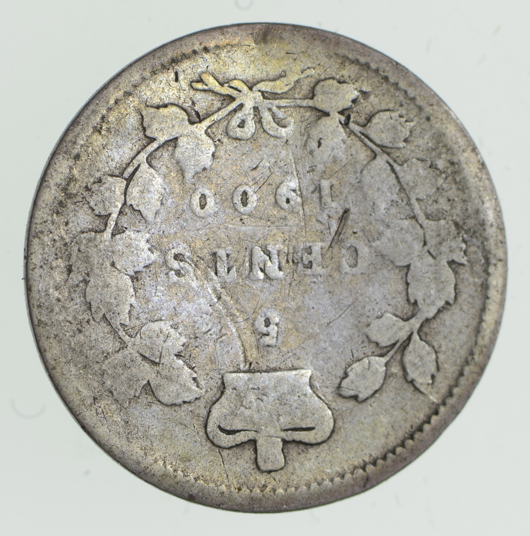 SILVER - Roughly the Size of a Dime - 1900 Canada 5 Cents - World ...