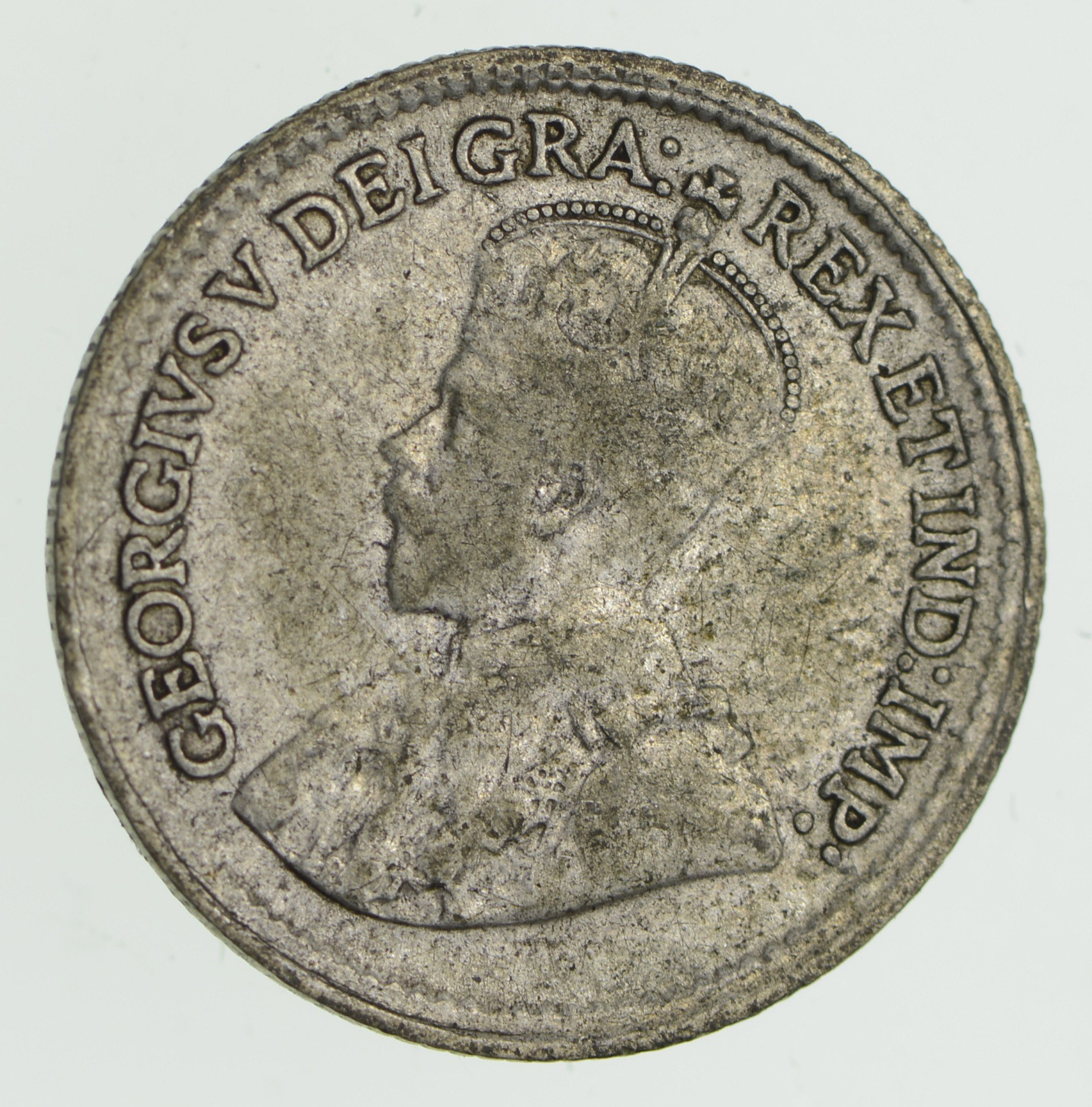 SILVER - Roughly the Size of a Dime - 1920 Canada 5 Cents - World ...