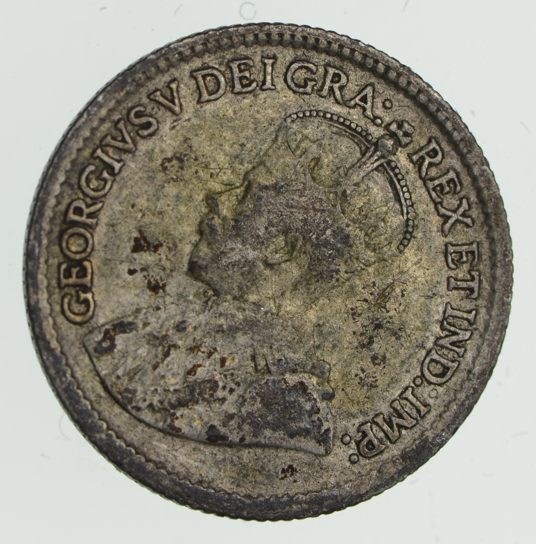SILVER - Roughly the Size of a Dime - 1920 Canada 5 Cents - World ...