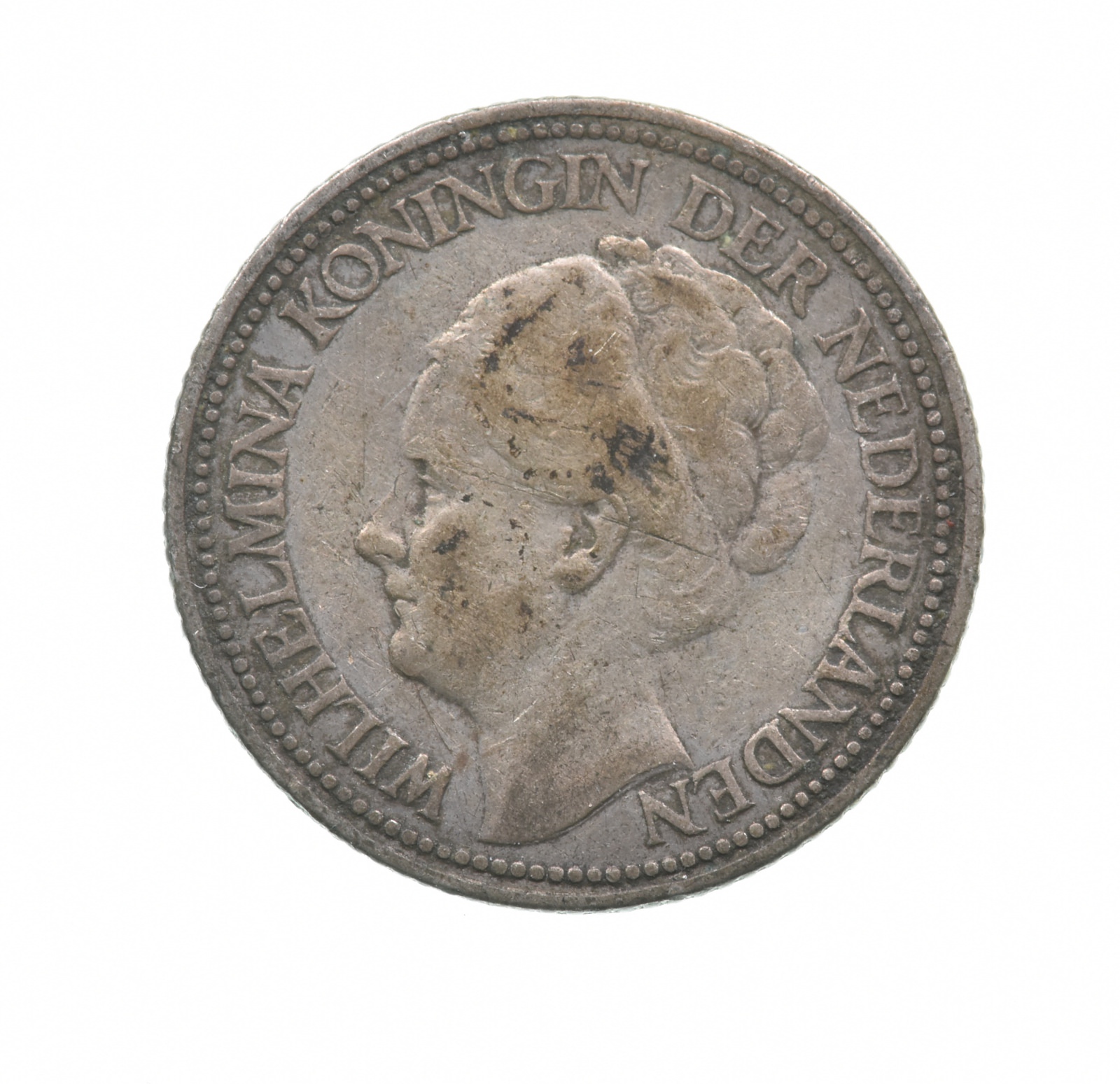 SILVER - Roughly the Size of a Dime - 1926 Netherlands 25 Cents - World ...