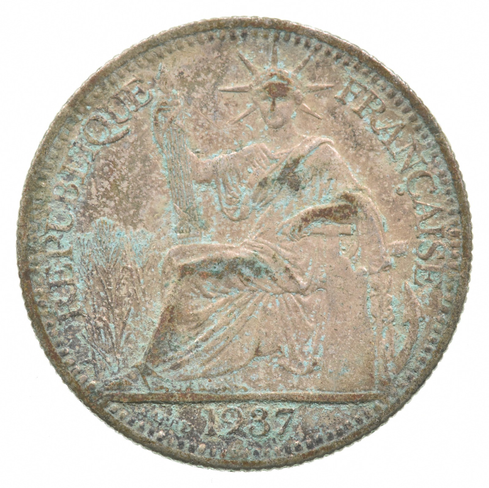 SILVER - Roughly the Size of a Dime - 1937 France 10 Centimes - World ...