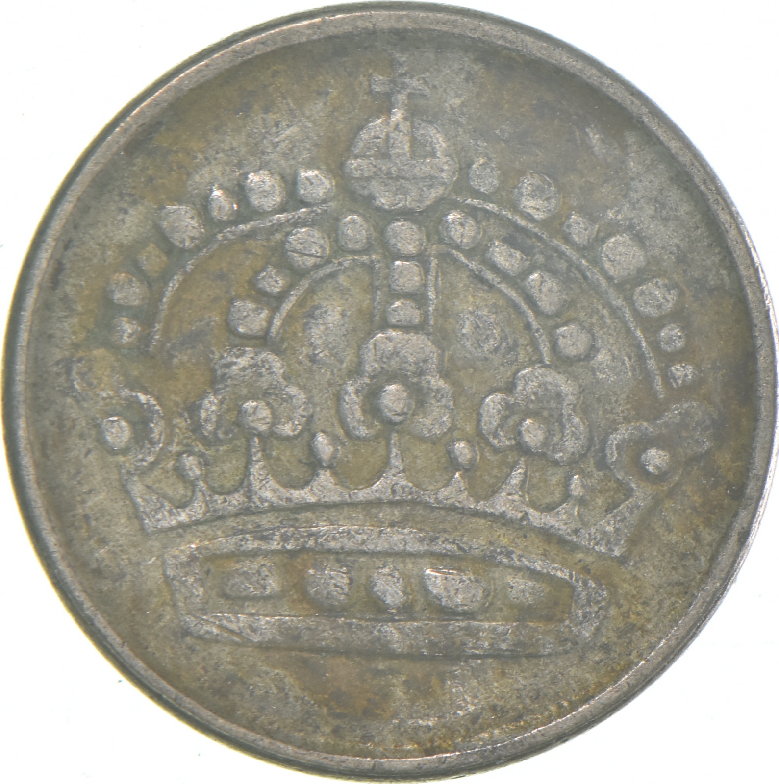 SILVER - Roughly the Size of a Dime - 1953 Sweden 25 Ore - World Silver ...
