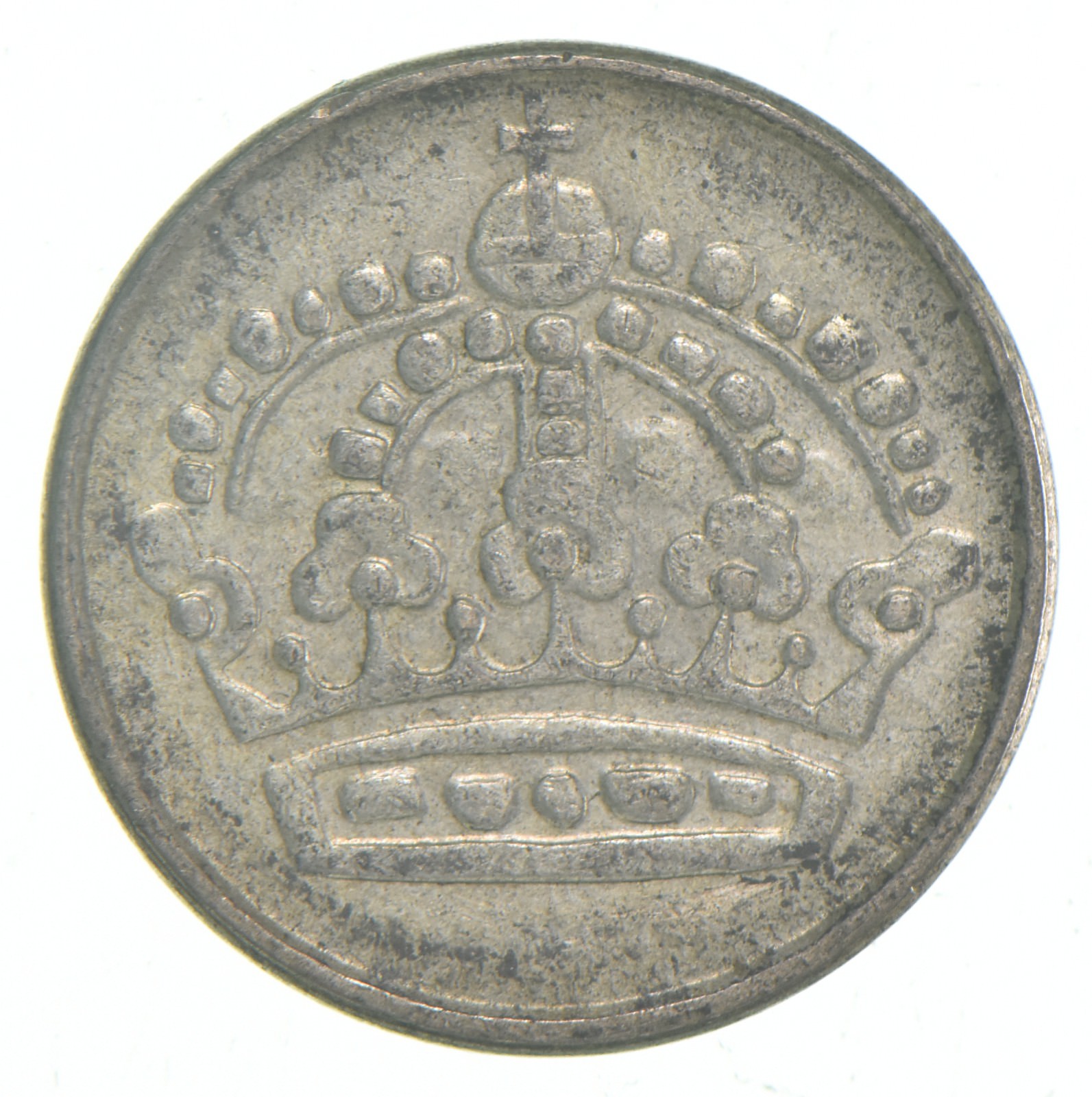 SILVER - Roughly the Size of a Dime - 1955 Sweden 25 Ore - World Silver ...