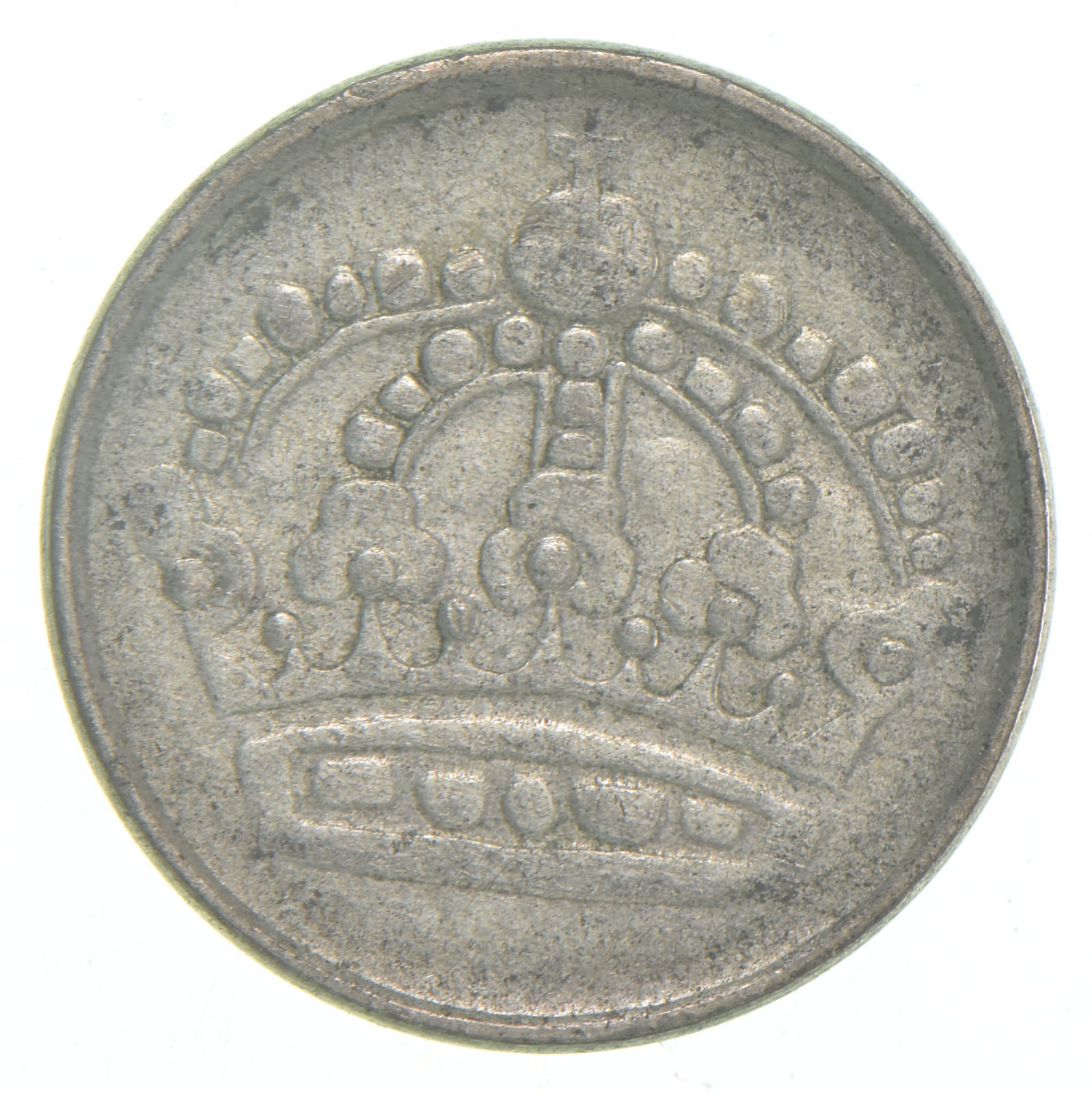 SILVER - Roughly the Size of a Dime - 1958 Sweden 25 Ore - World Silver ...