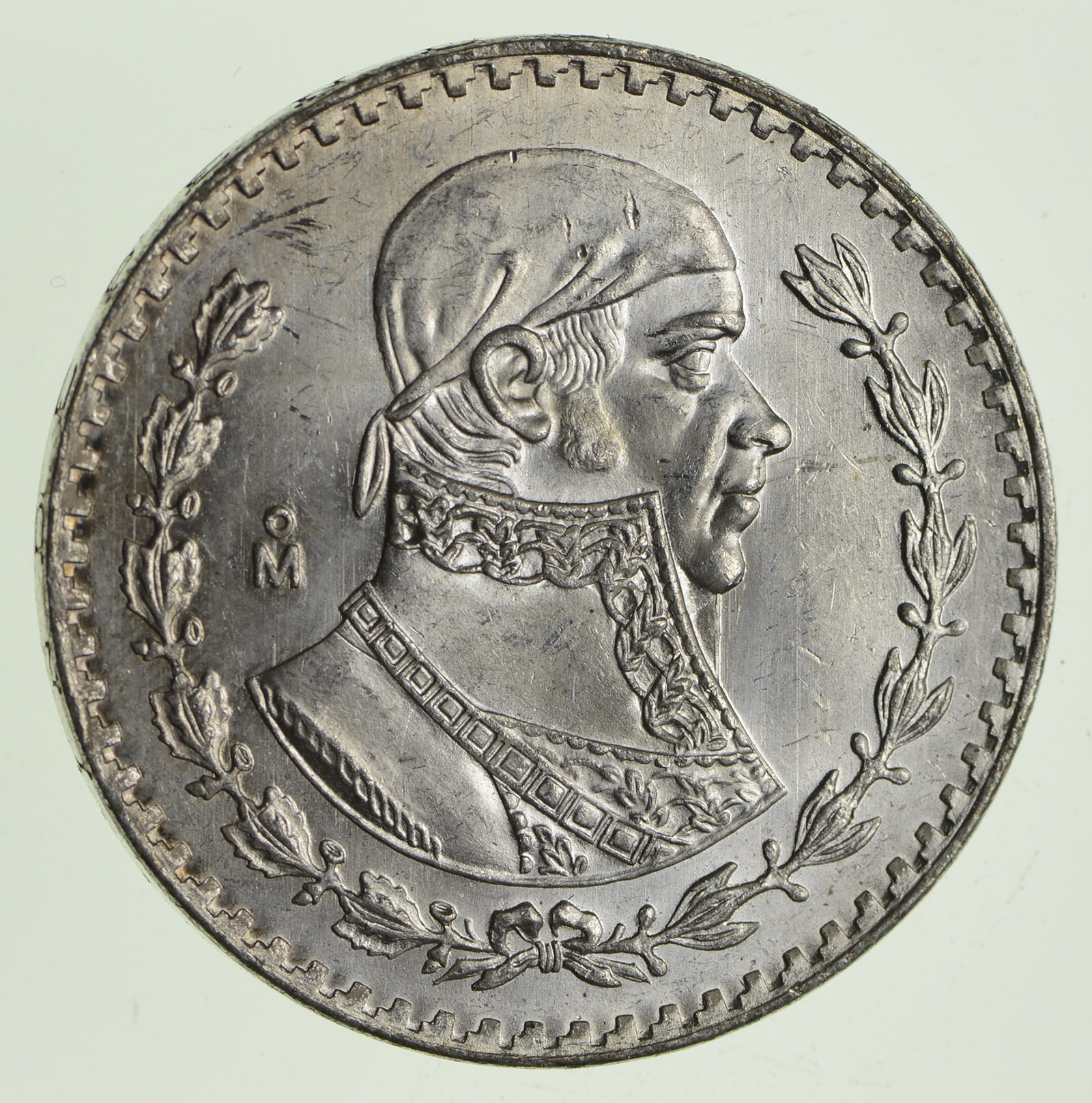 SILVER - Roughly the Size of a Half Dollar - 1966 Mexico 1 Peso - World ...