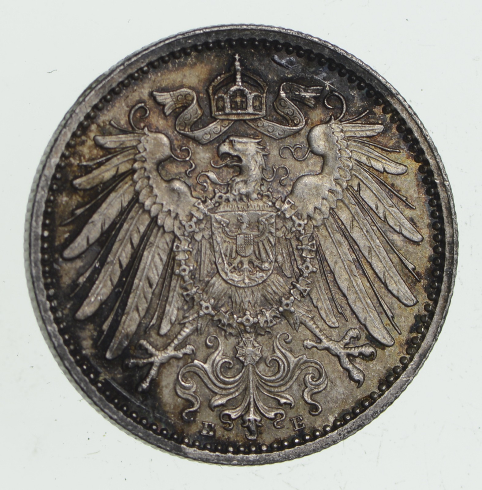 SILVER - Roughly the Size of a Quarter 1915 Germany 1 Mark - World ...