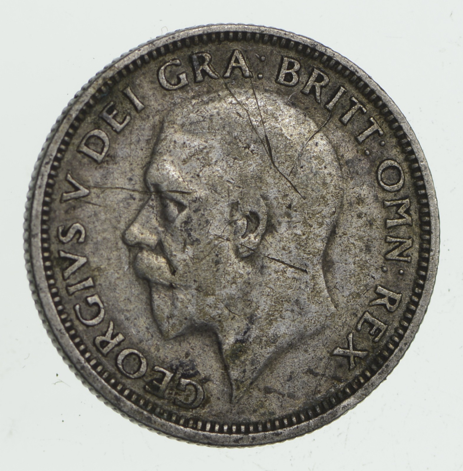 SILVER - Roughly the Size of a Quarter 1928 Great Britain 1 Shilling ...