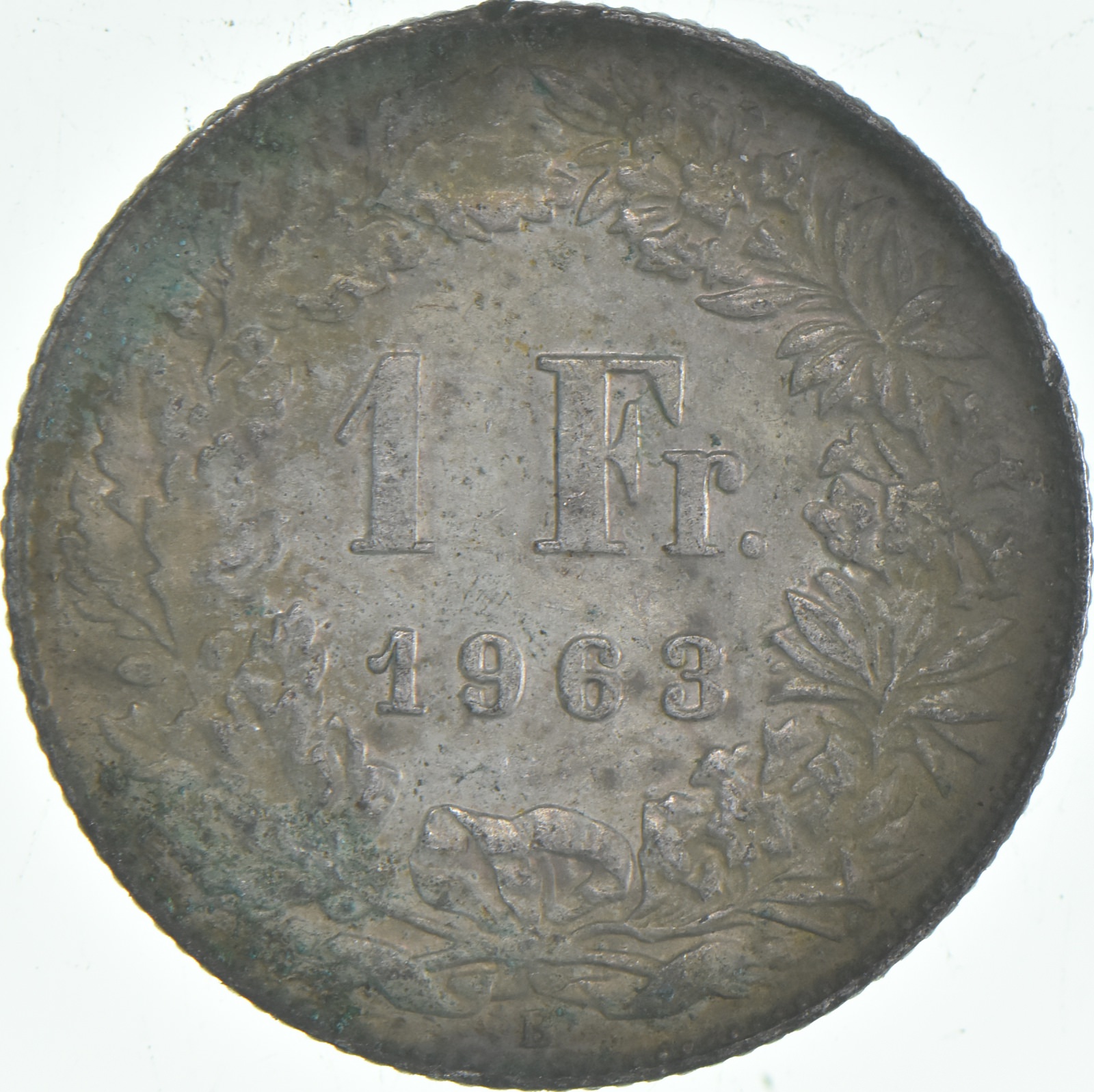 SILVER - Roughly the Size of a Quarter - 1963 Switzerland 1 Franc - World Silver Coin | Property ...