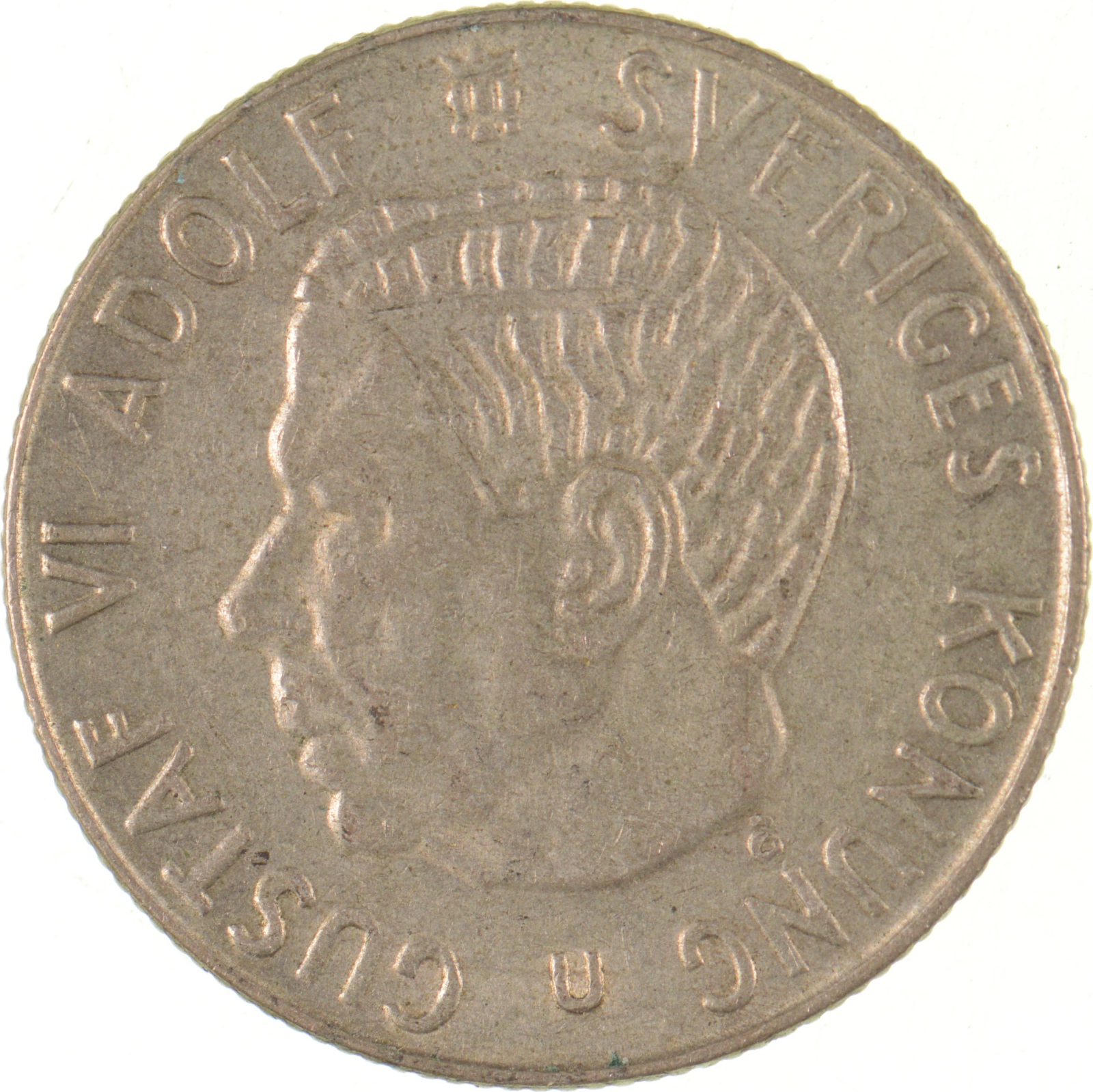 SILVER - Roughly the Size of a Quarter - 1966 Sweden 1 Krona - World ...