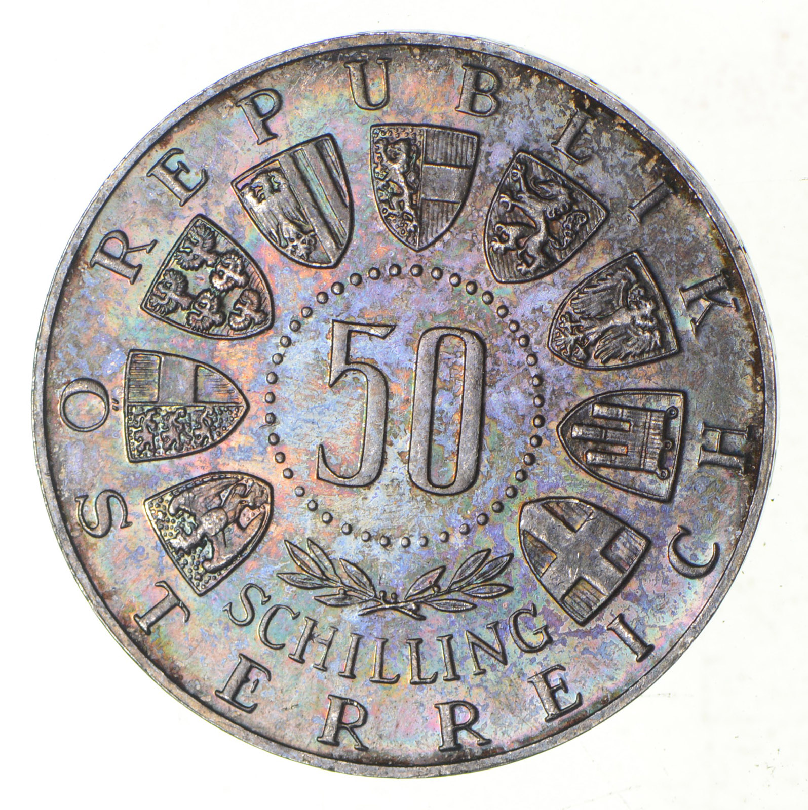 SILVER - Roughly the Size of a Silver Dollar - 1964 Austria 50 ...