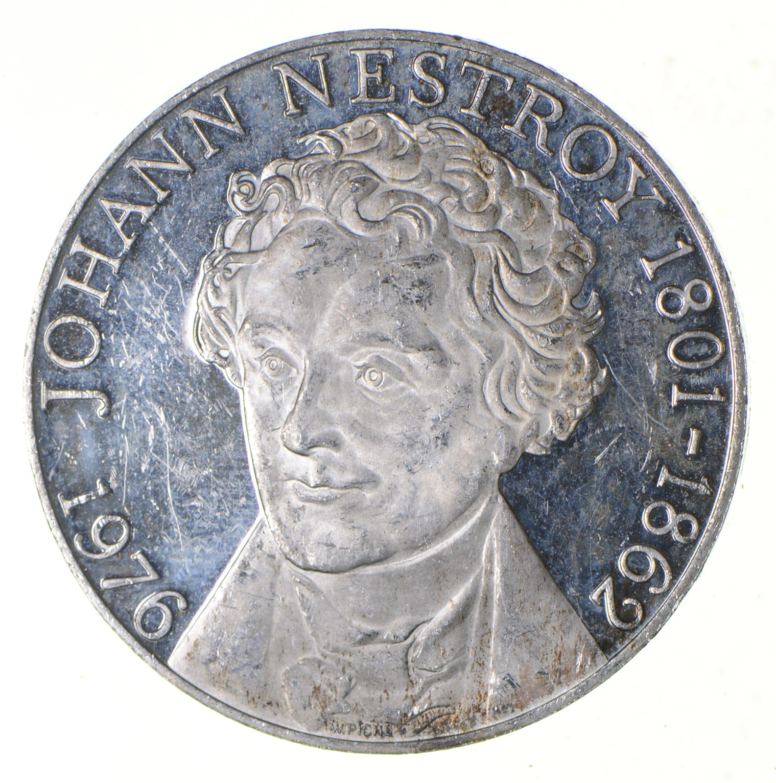 SILVER - Roughly the Size of a Silver Dollar - 1976 Austria 100 ...