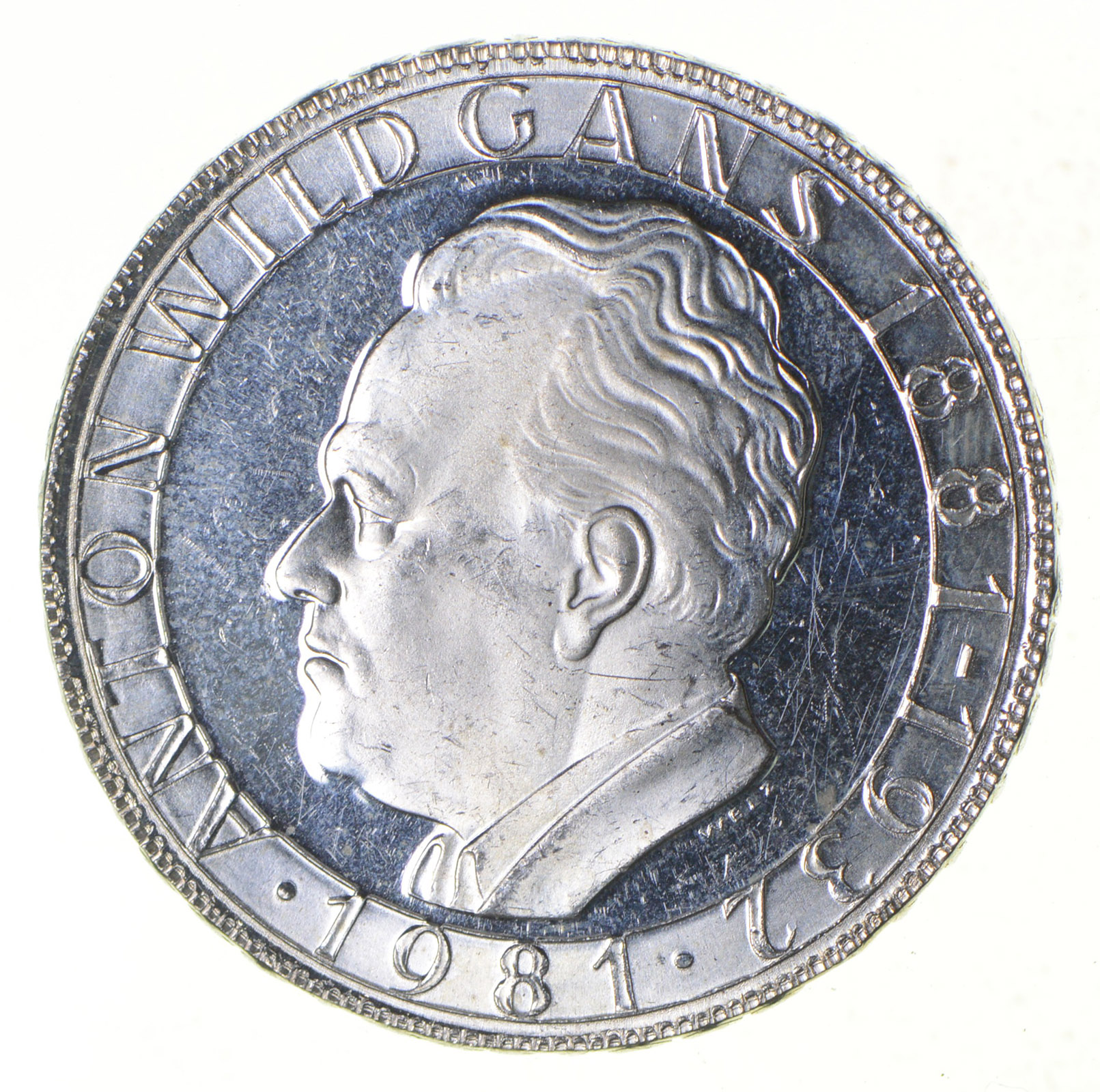 SILVER - Roughly the Size of a Silver Dollar - 1981 Austria 500 ...