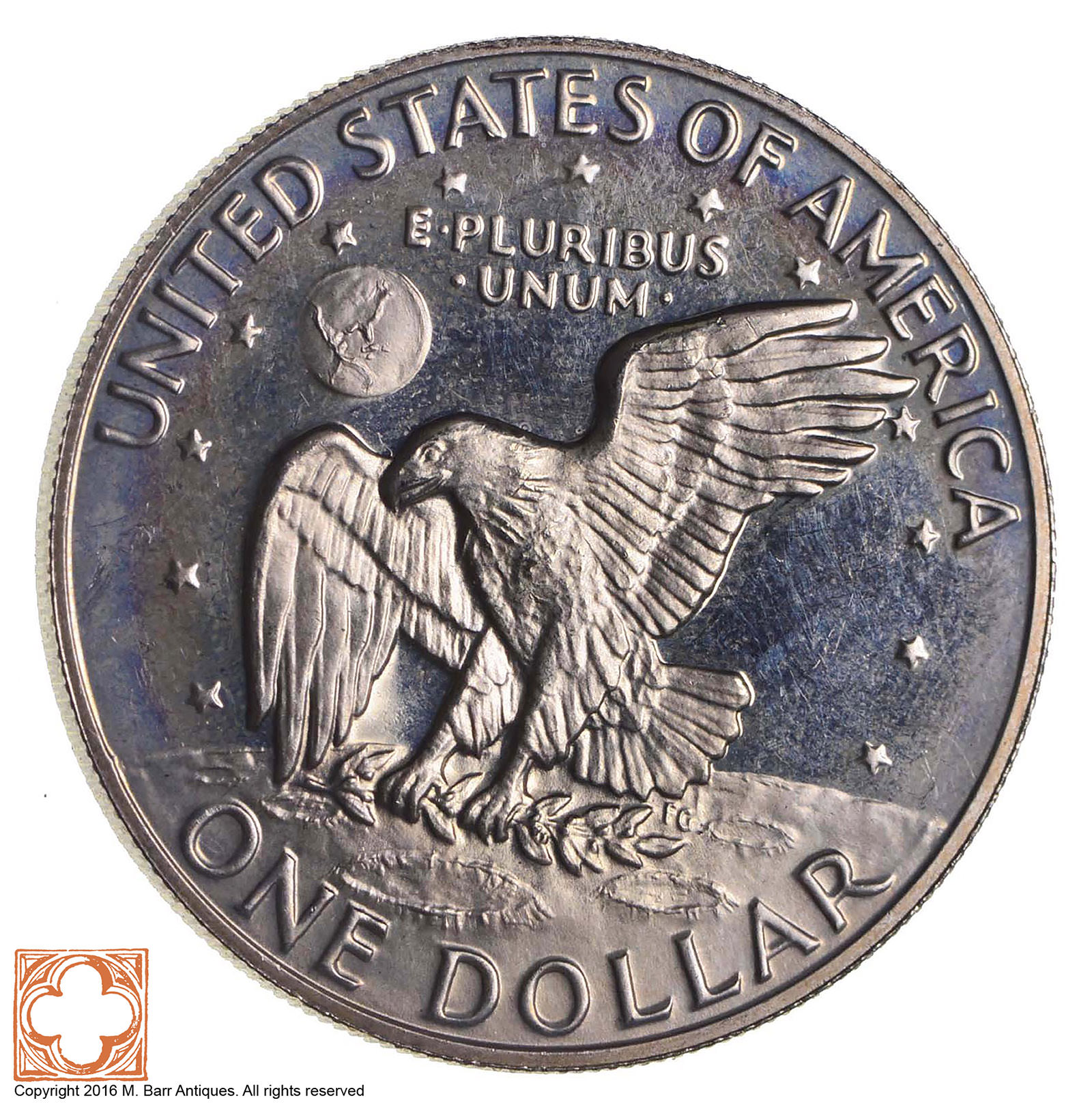 Silver - SPECIALLY MINTED - S Mint Mark - 1974-S - 40% Eisenhower ...