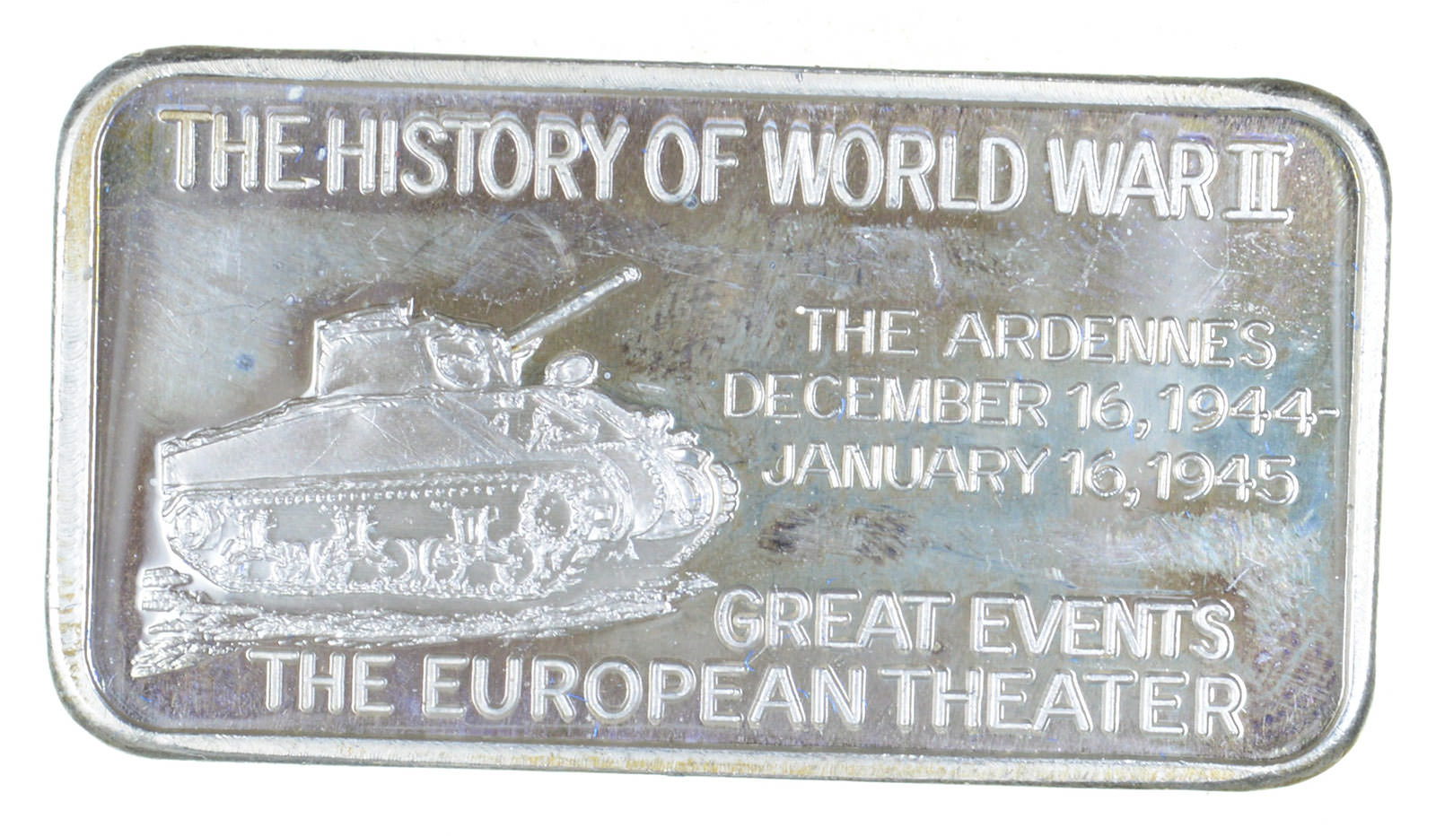SILVER - The History of World War II - Battle of the Bulge - 46 Grams ...