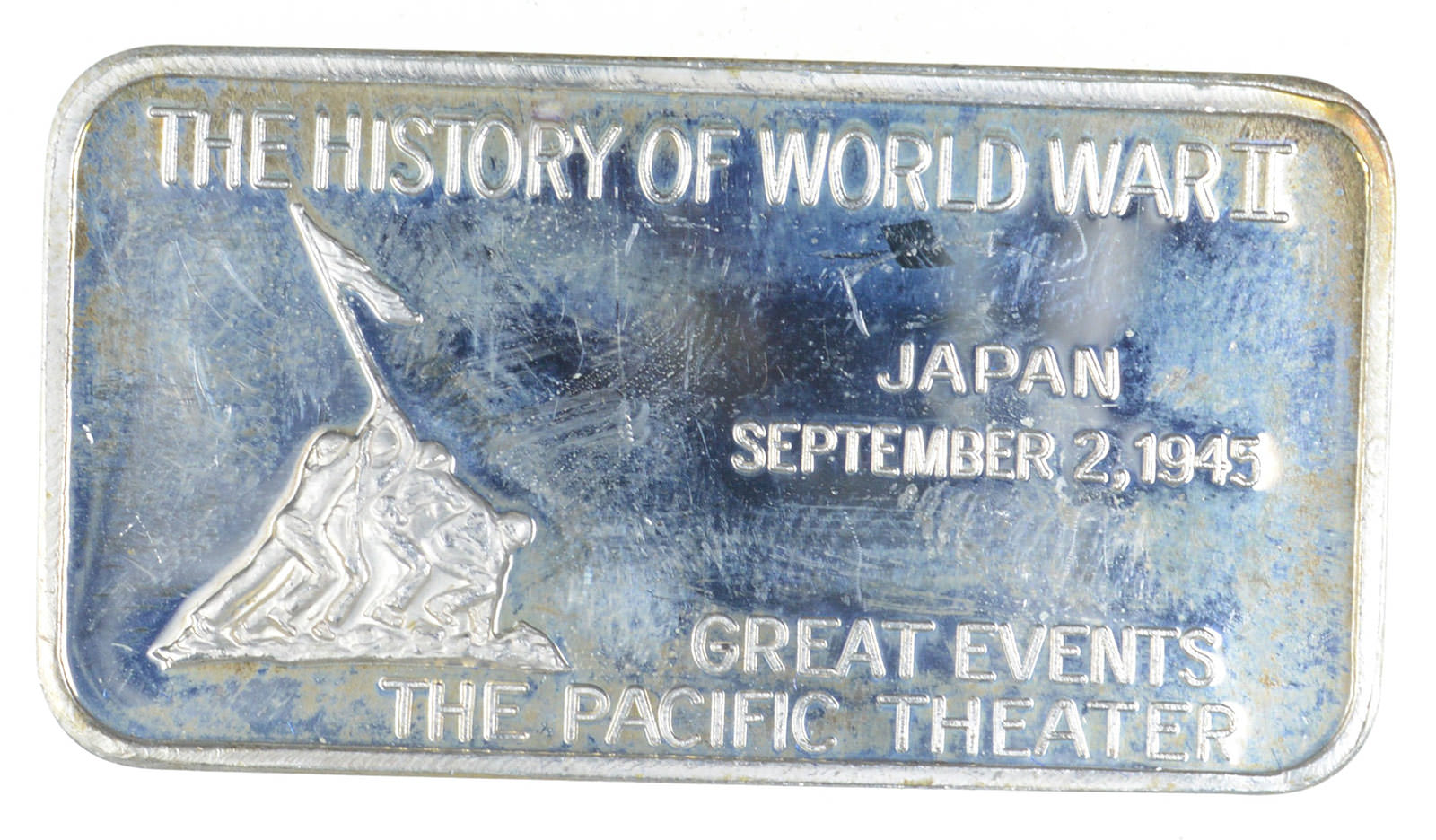 SILVER - The History of World War II - Japan Surrenders - 45.4 Grams of ...