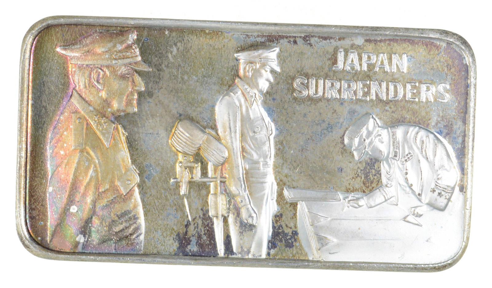 SILVER - The History of World War II - Japan Surrenders - 45.4 Grams of ...