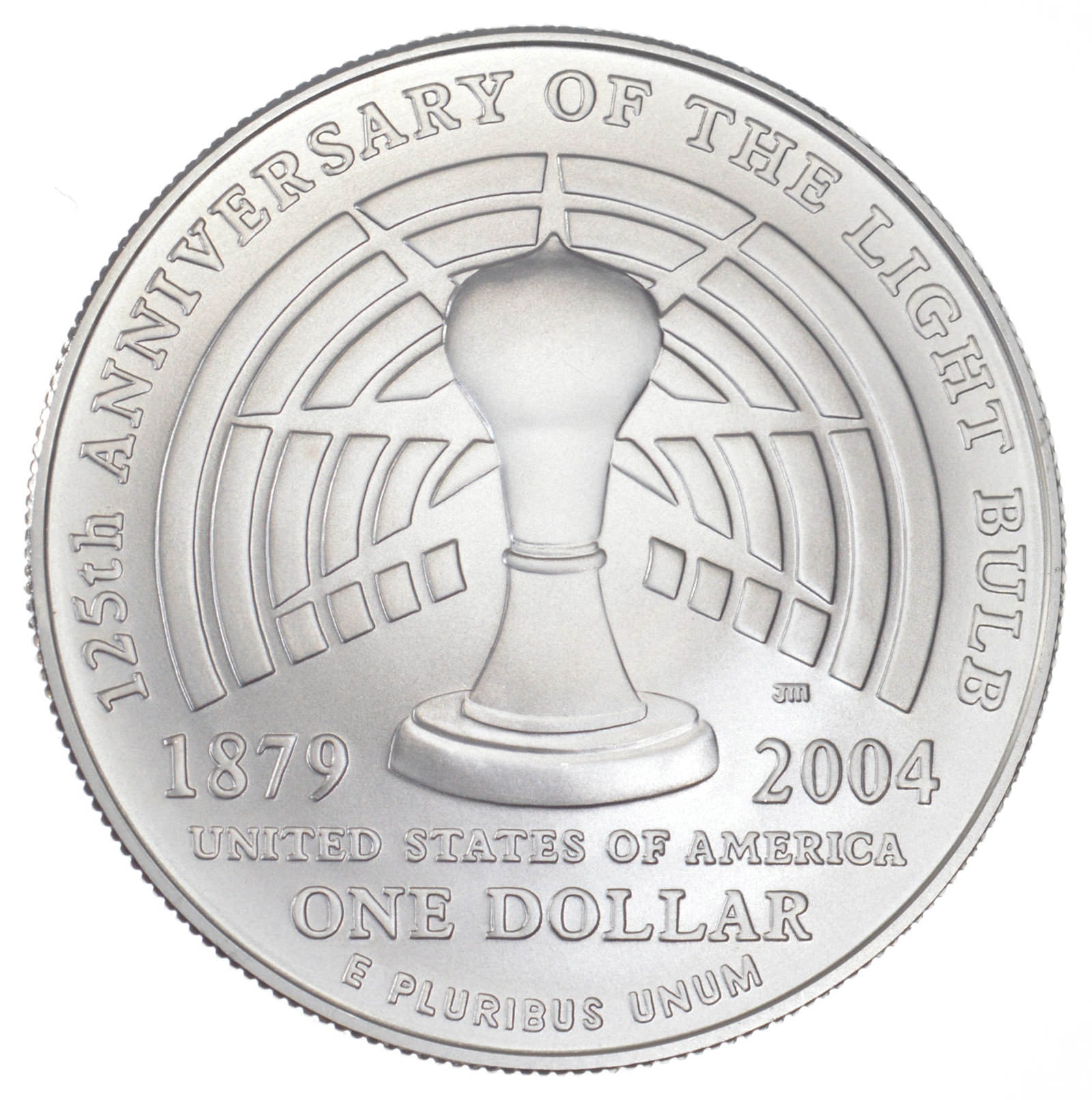 SILVER Unc 2004-P Thomas Edison / Light Bulb 125th Anniversary ...