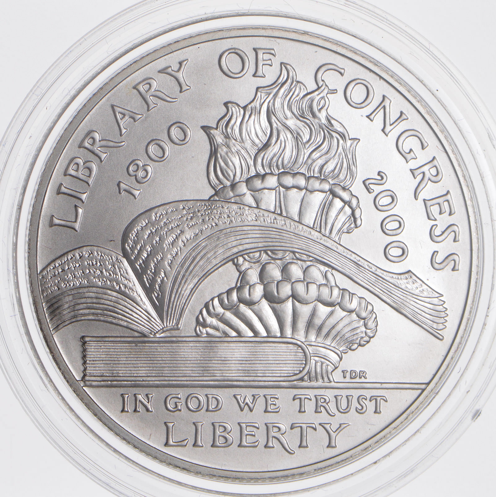 SILVER Uncirculated 2000-P Library of Congress - Commemorative US ...