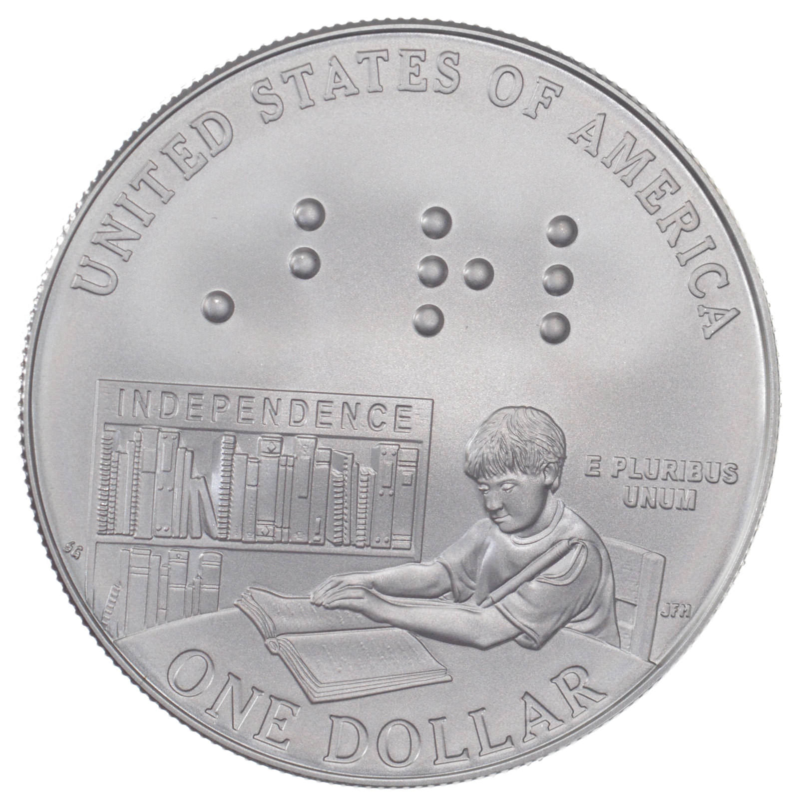 SILVER Uncirculated 2009-P Louis Braille - Commemorative US Silver ...