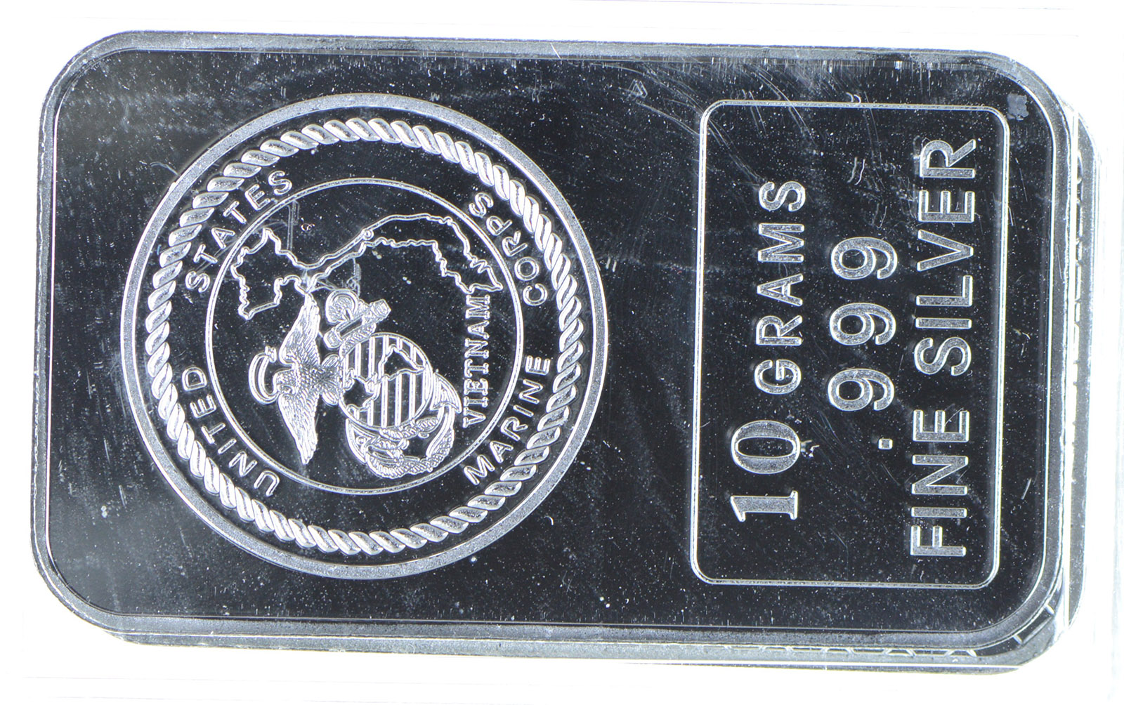 SILVER - U.S. Navy / U.S. Marine Corps 10 Gram .999 Fine Silver ...