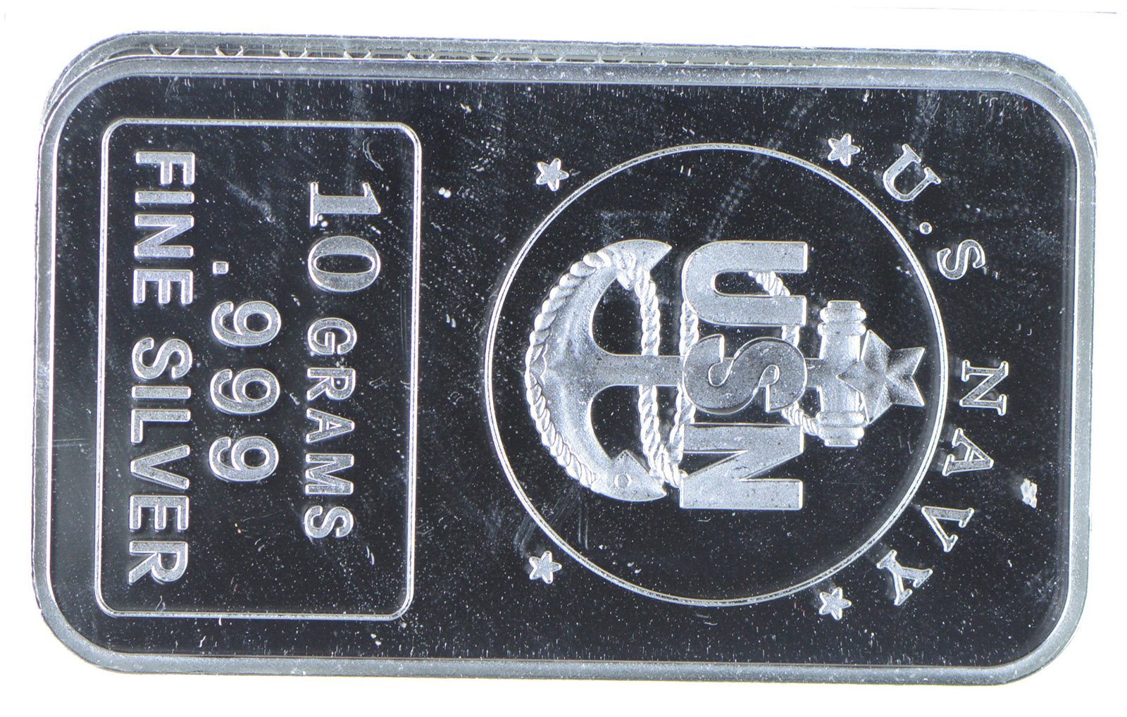 SILVER - U.S. Navy / U.S. Marine Corps 10 Gram .999 Fine Silver ...